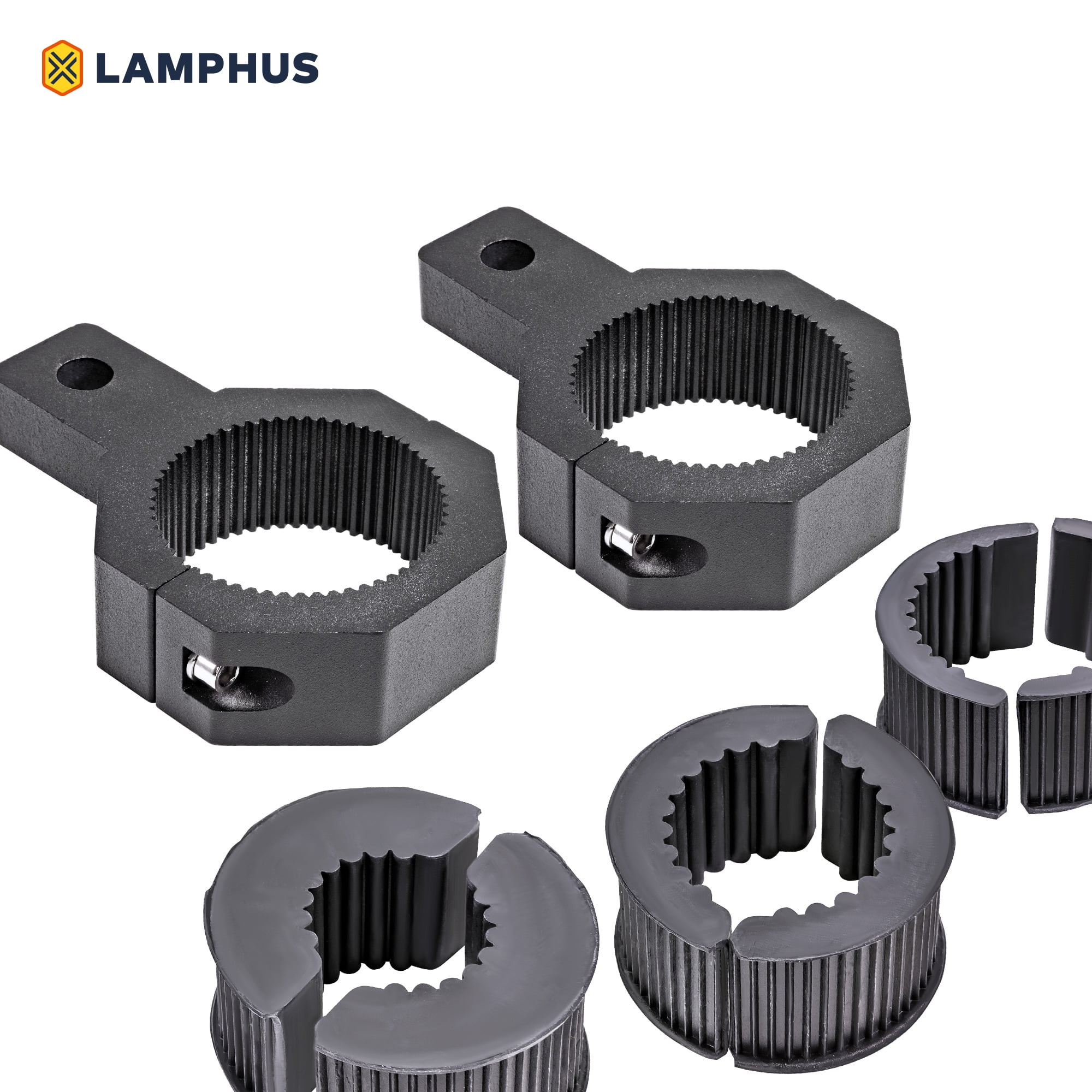 LAMPHUS Cruizer LED Off-Road Light Vertical Bar Clamp Mounting Kit 1 ...