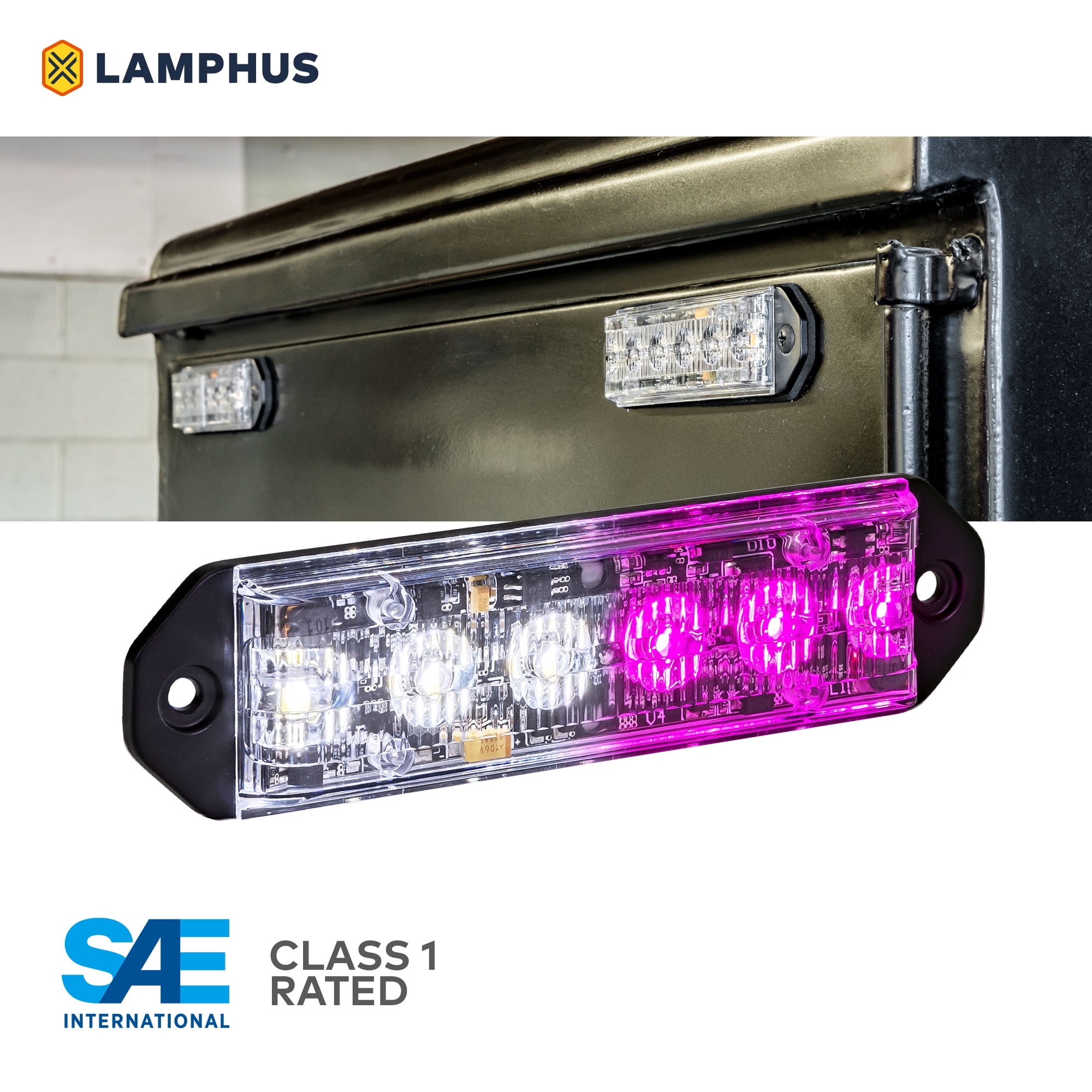 LAMPHUS PlanarFlash PFLH06 Ultra Flat LED light head [SAE Class 1] [72 ...