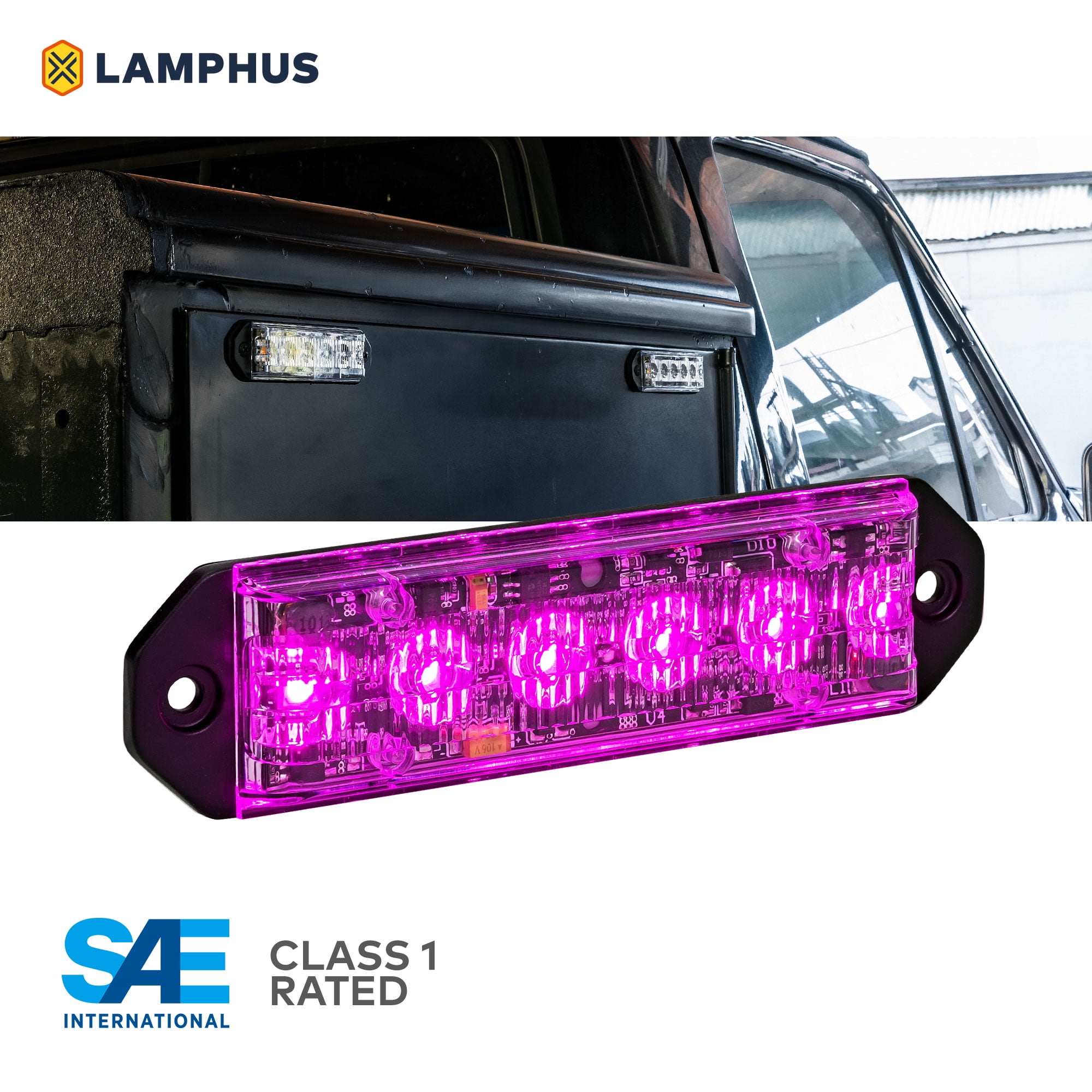 LAMPHUS PlanarFlash PFLH06 Ultra Flat LED light head [SAE Class 1] [72 ...