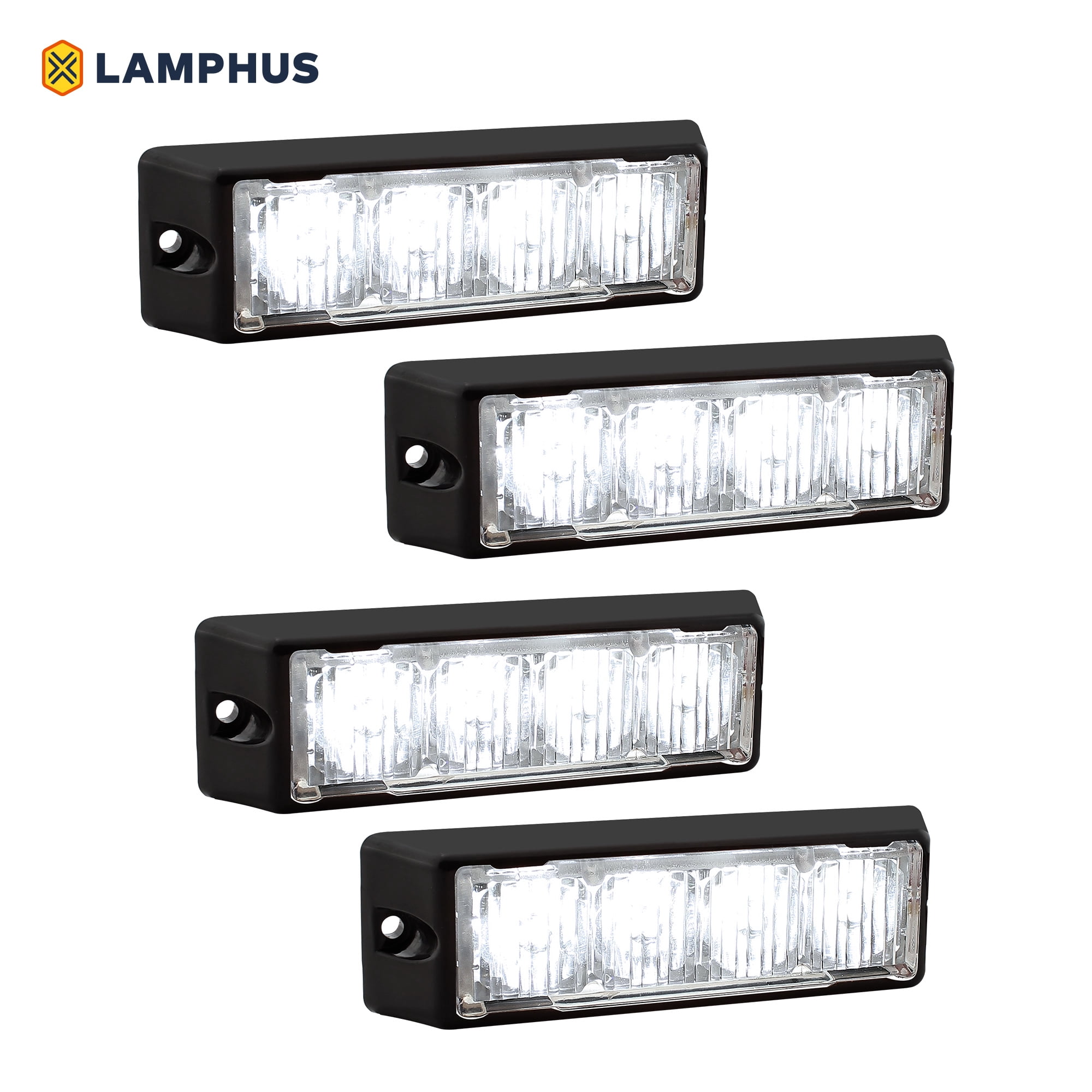 LAMPHUS SolarBlast SBLH04 LED Strobe Grille Flashing Lights [22 Modes ...
