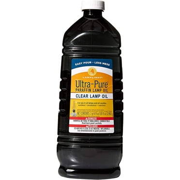 Lamplight Ultra-Pure Clear Lamp Oil 32 oz Sootless smokeless odorless ...