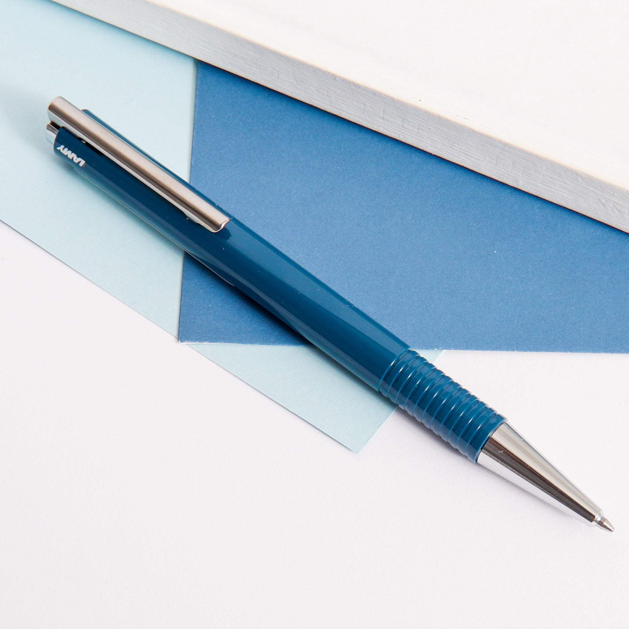 LAMY Logo M+ Indigo Gloss Ballpoint Pen - Walmart.com