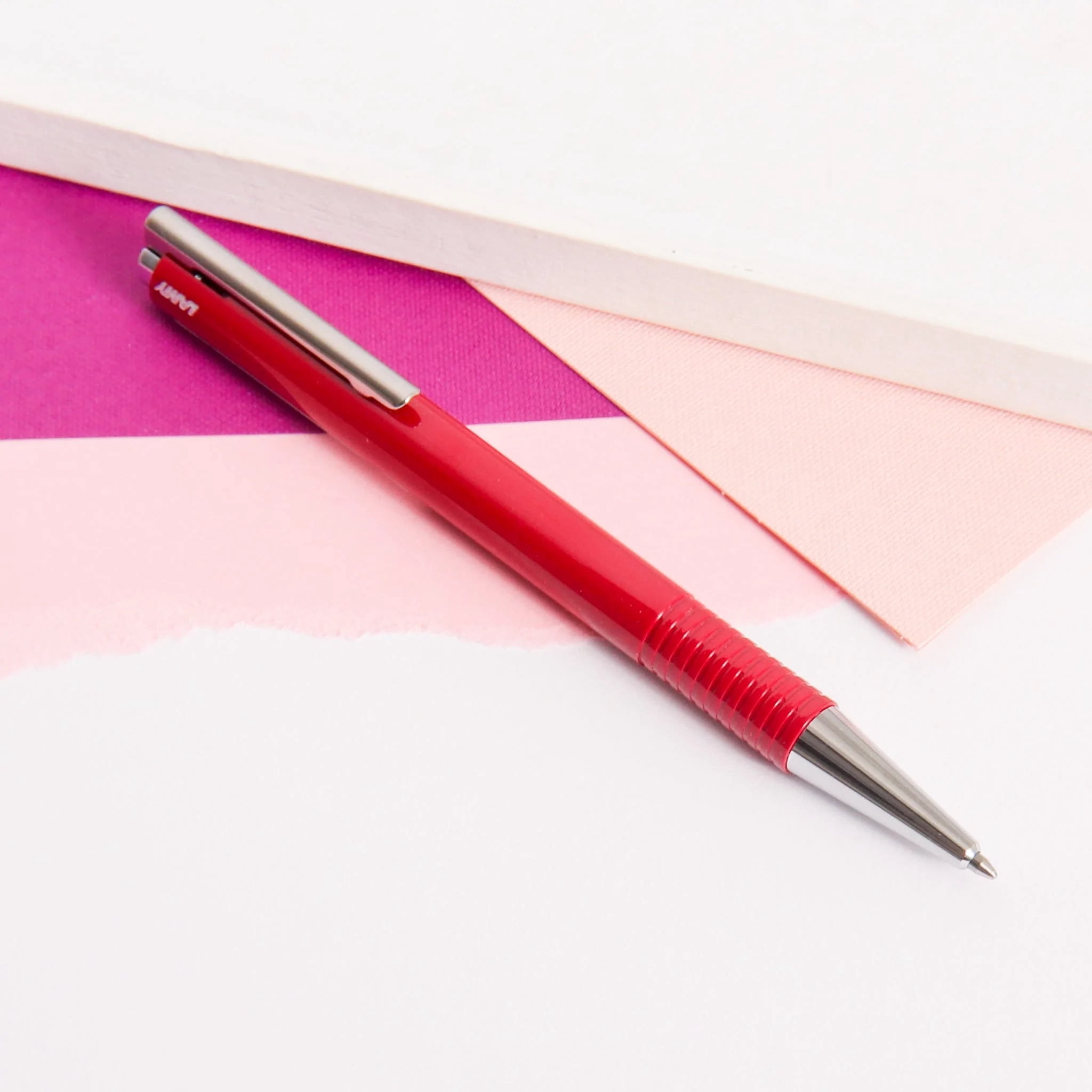 LAMY Logo M+ Raspberry Gloss Ballpoint Pen - Walmart.com