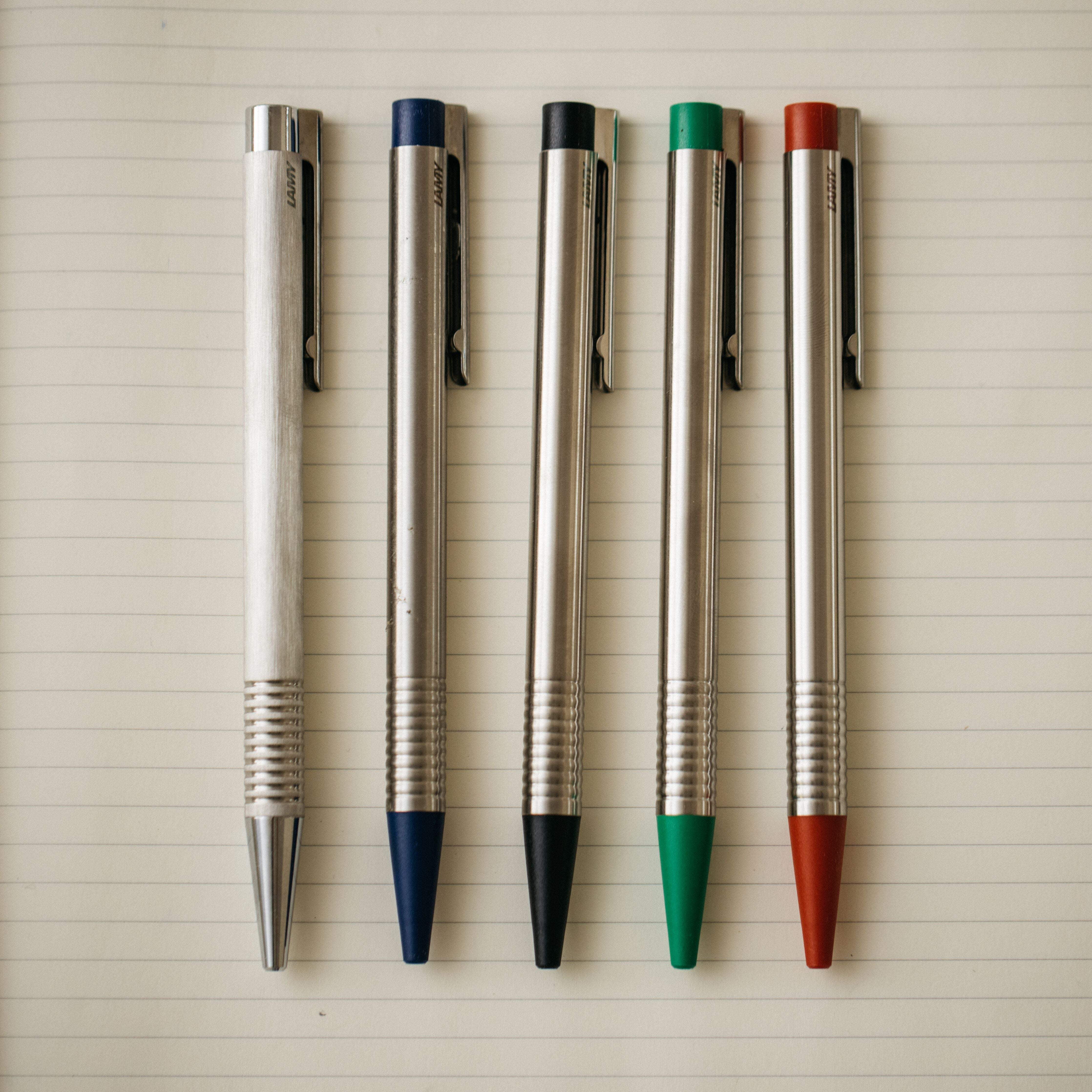 LAMY Logo Stainless Steel Ballpoint Pen - Walmart.com