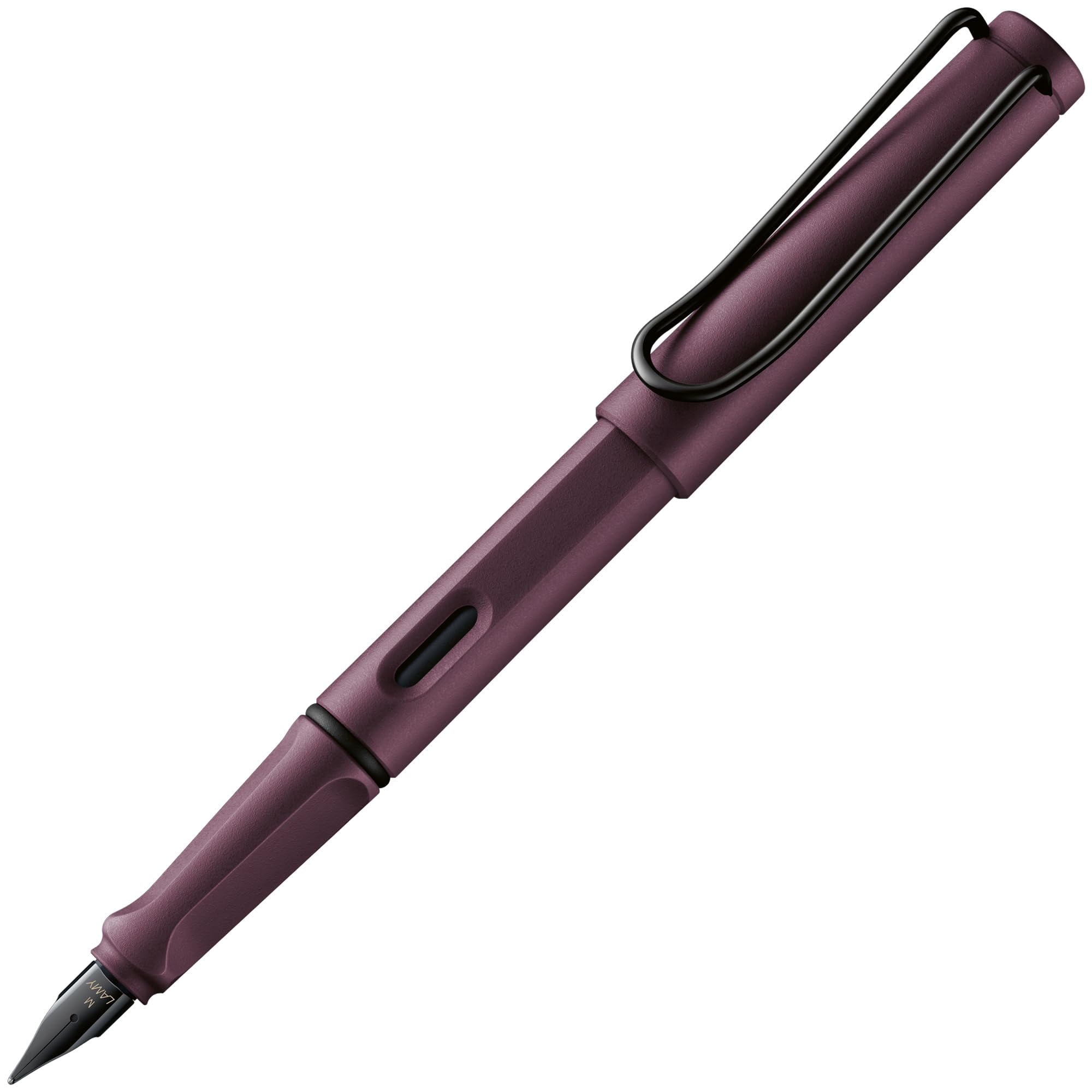 LAMY safari scarlet - Fountain Pen with ergonomic grip & polished steel ...