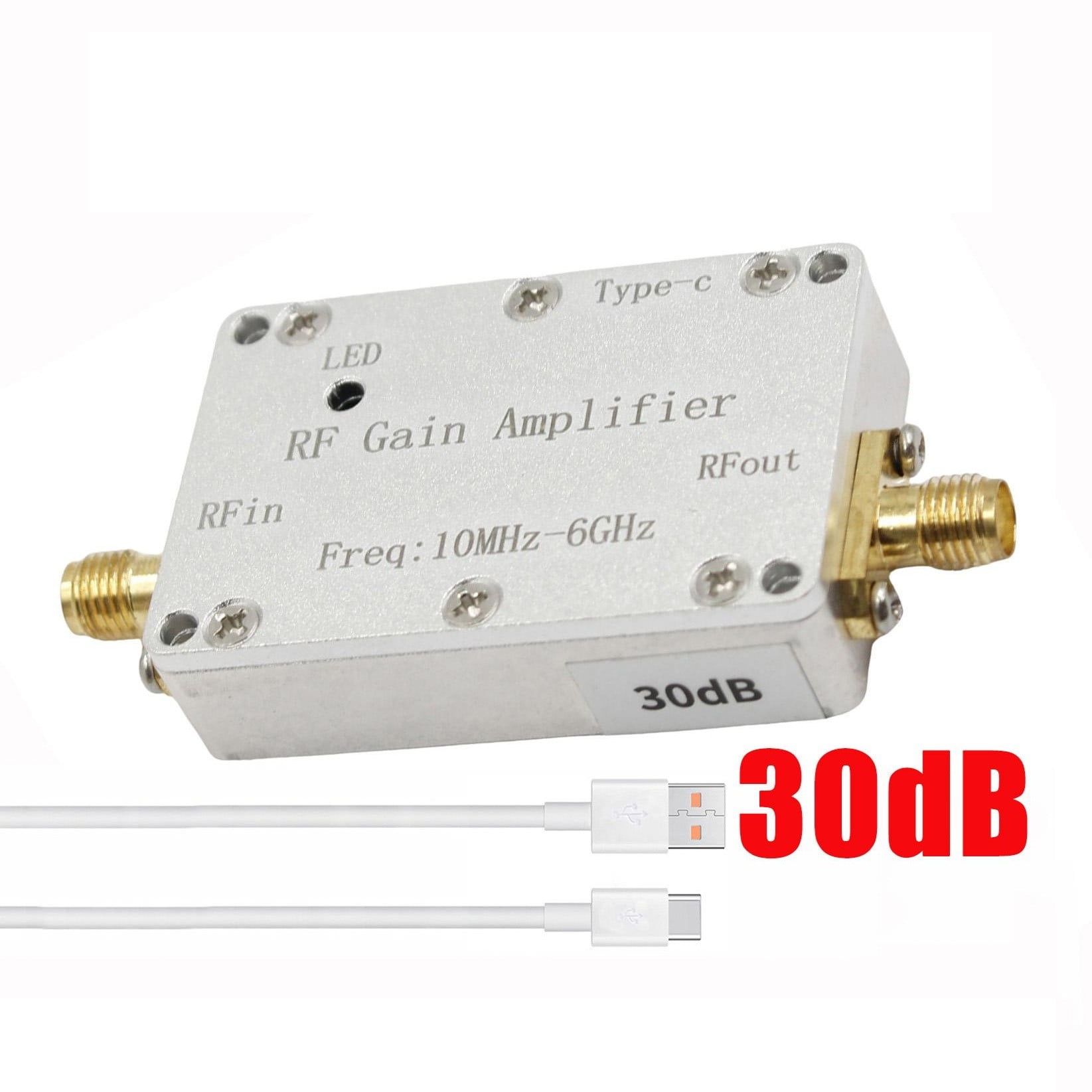 LAN 10M-6Ghz High Flatness -Amplifier Gain 10DB 30DB 20DB 40DB RF Front ...