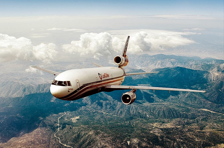 LAN Chile McDonnell Douglas DC-10 in flight Style - A - 20x30 Inch ...