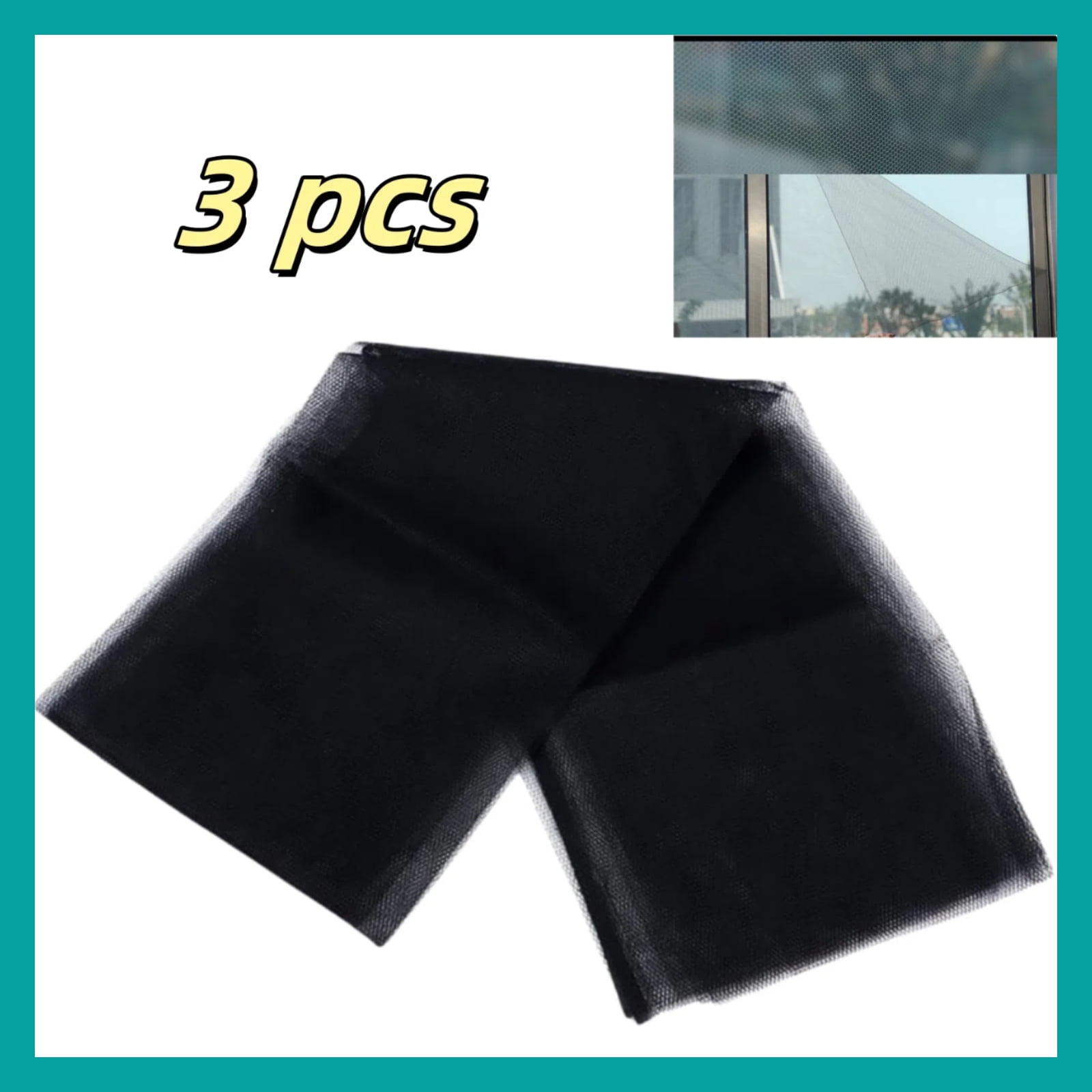 LANBB Replacement Window Screens, 51X59 Inch Durable Window Screen Mesh ...