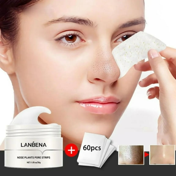 Lanbena Blackhead Removing Mask, Deep Cleaning Peel Off Mask for Nose ...