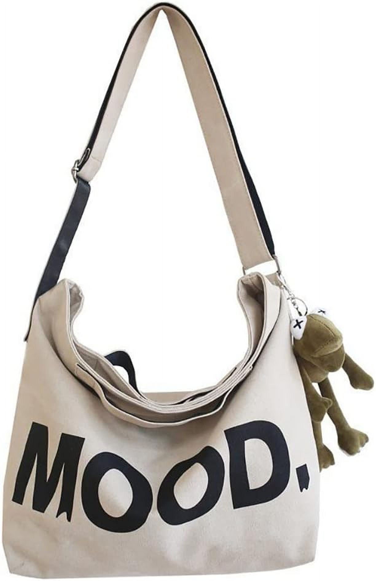 LANBOYA Sumleno Canvas Messenger Vintage Bag Alt Emo Crossbody Bag Goth ...