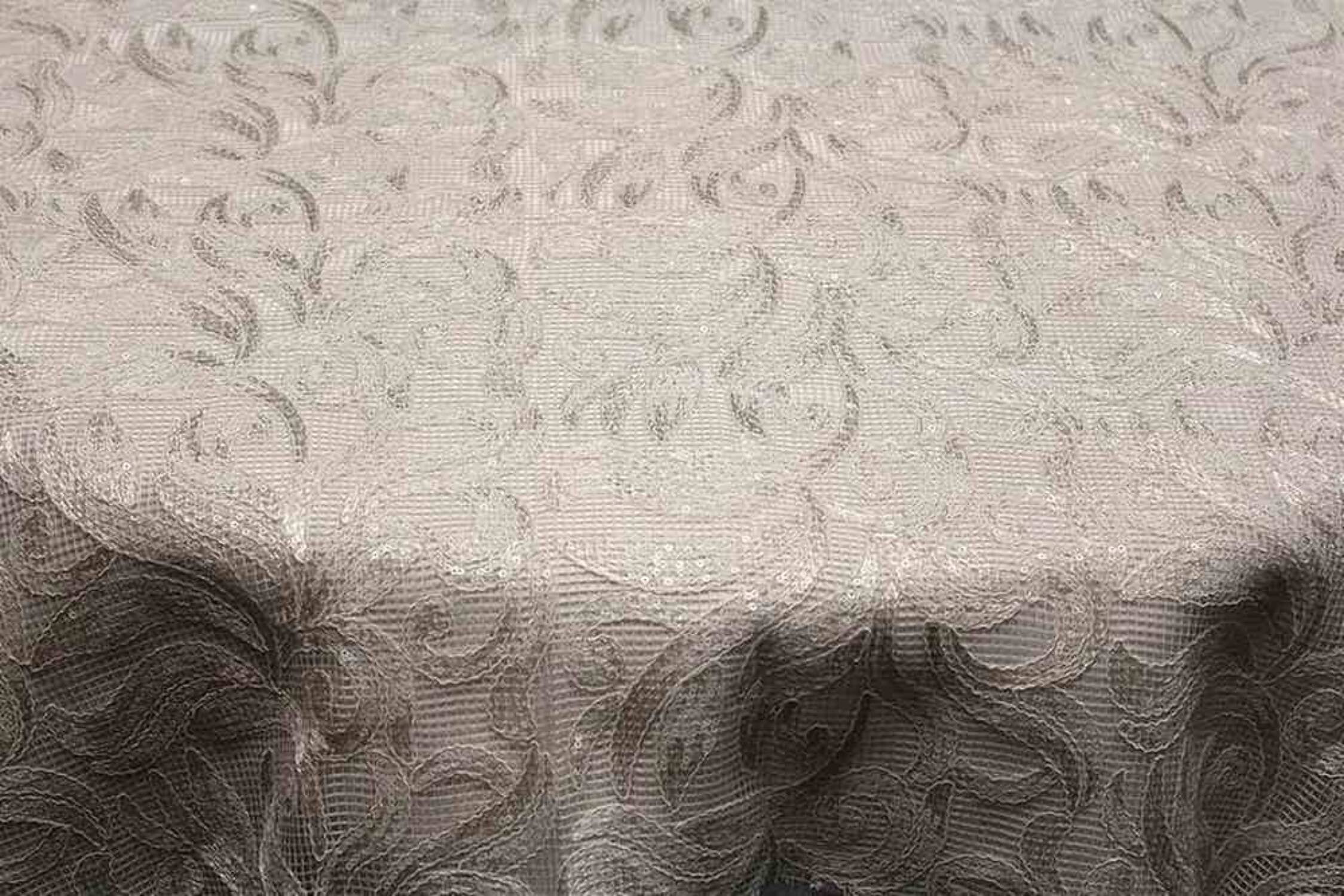 LANCHASTER Lace Sequin Fabric, 54 Inch. in Width, Cut by the Yard ...