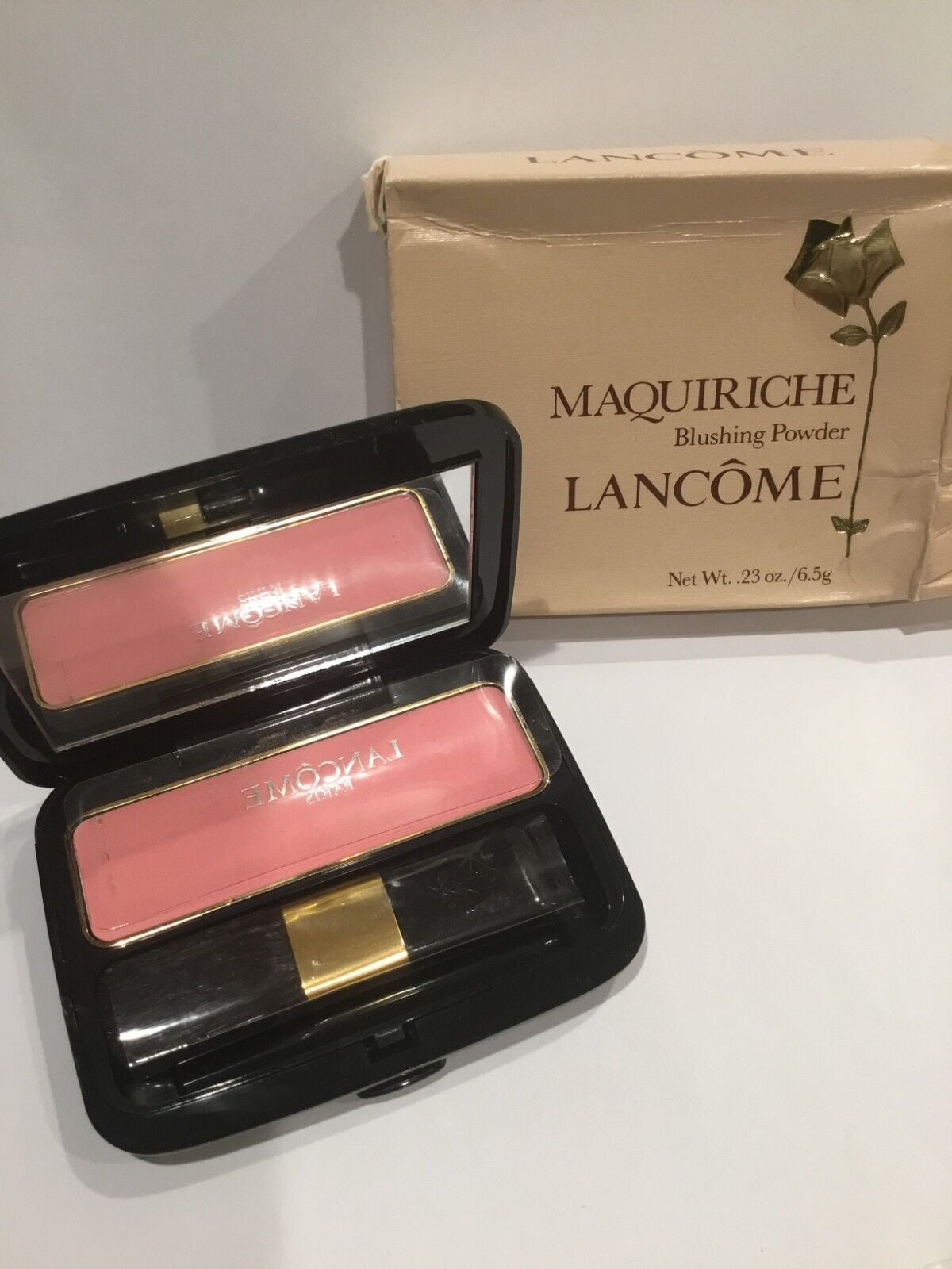 LANCOME Maquiriche Blushing Powder blush PINQUE CANDID .23 oz / 6.5 g ...