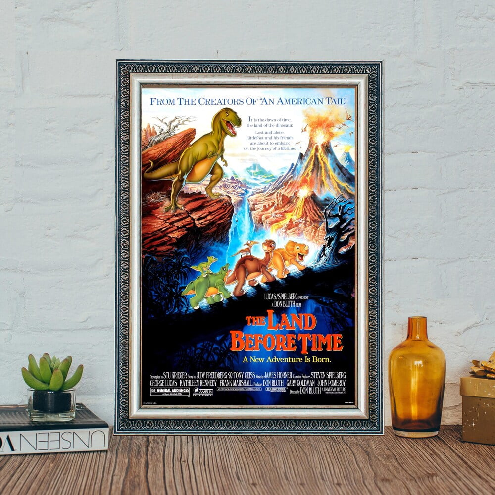 LAND BEFORE TIME Movie Poster, Land Before Time Classic Movie Poster ...