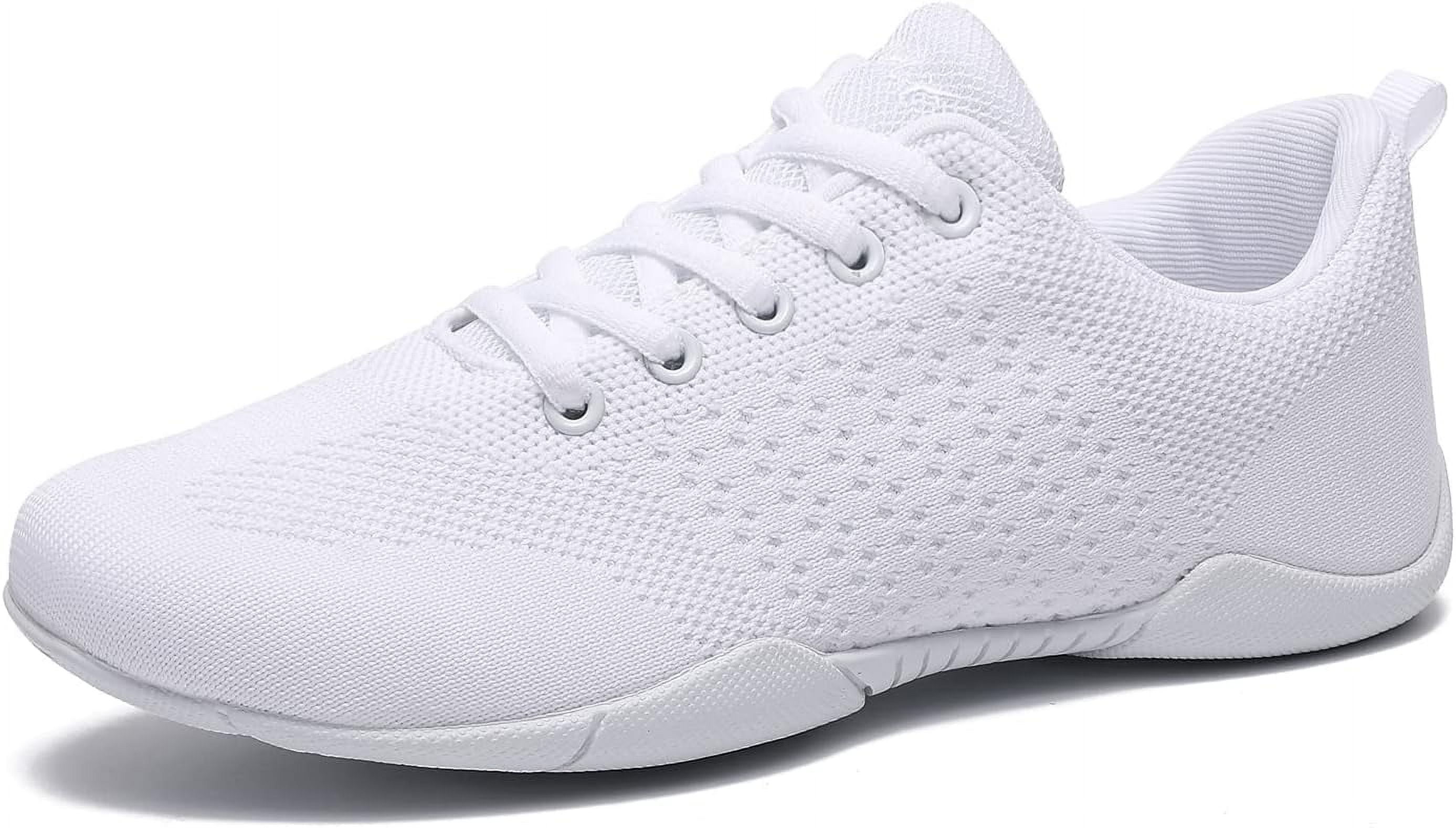 Cheer Shoes Girls White Dance Shoes Youth Cheerleading Sports Training ...