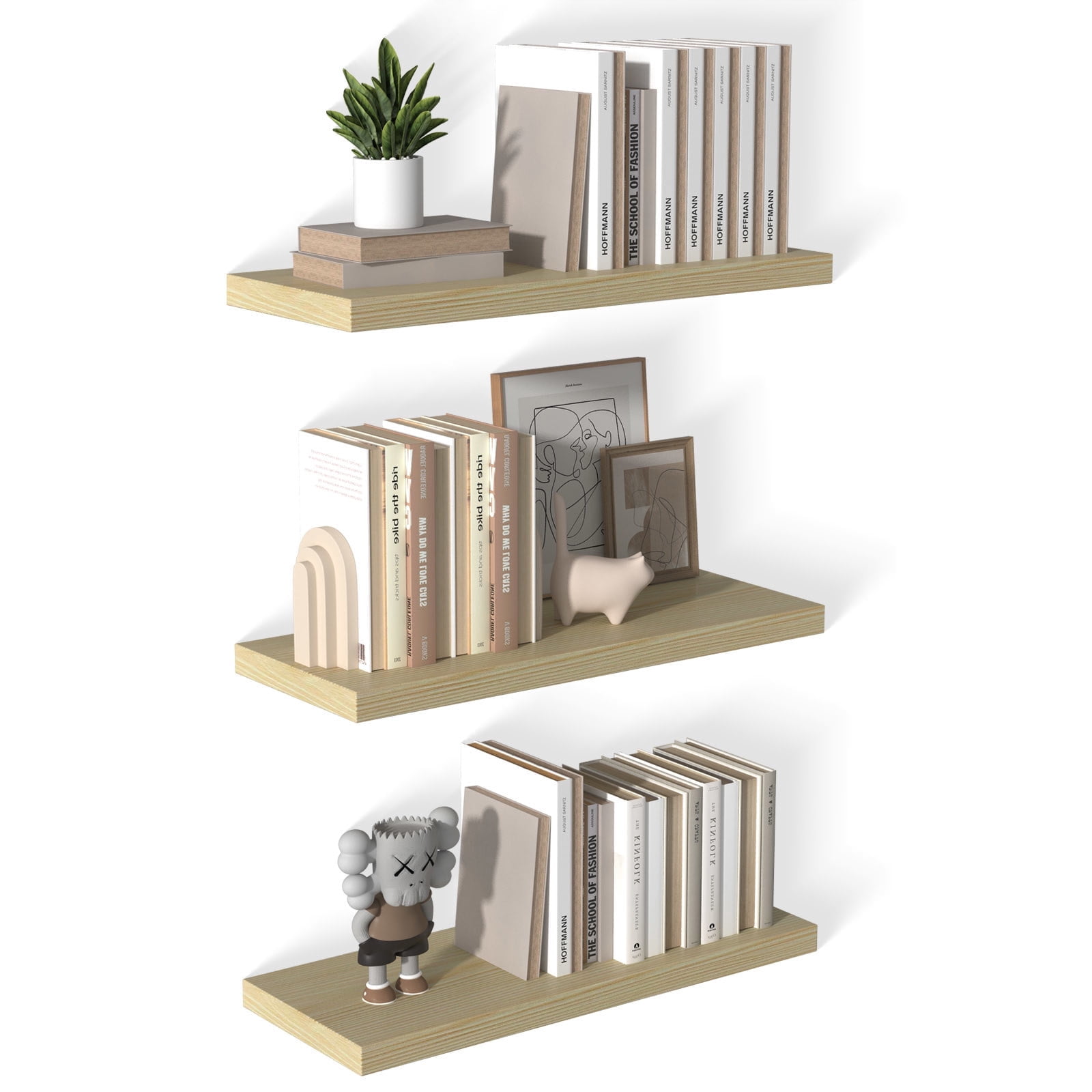LANDMOK 12 Inch Deep Floating Shelf, 30 x12 Inch Large Wall Mounted ...