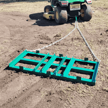 Heavy Duty 4x5 FT Steel Chain Rake - ATV/UTV Tractor Traction ...