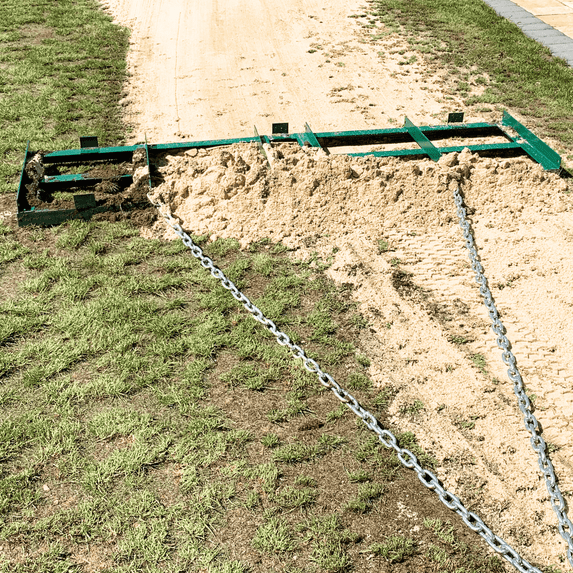 Landzie 6 ft Steel Drag Harrow Grader - Tow Behind, ATV, UTV, Tractor ...