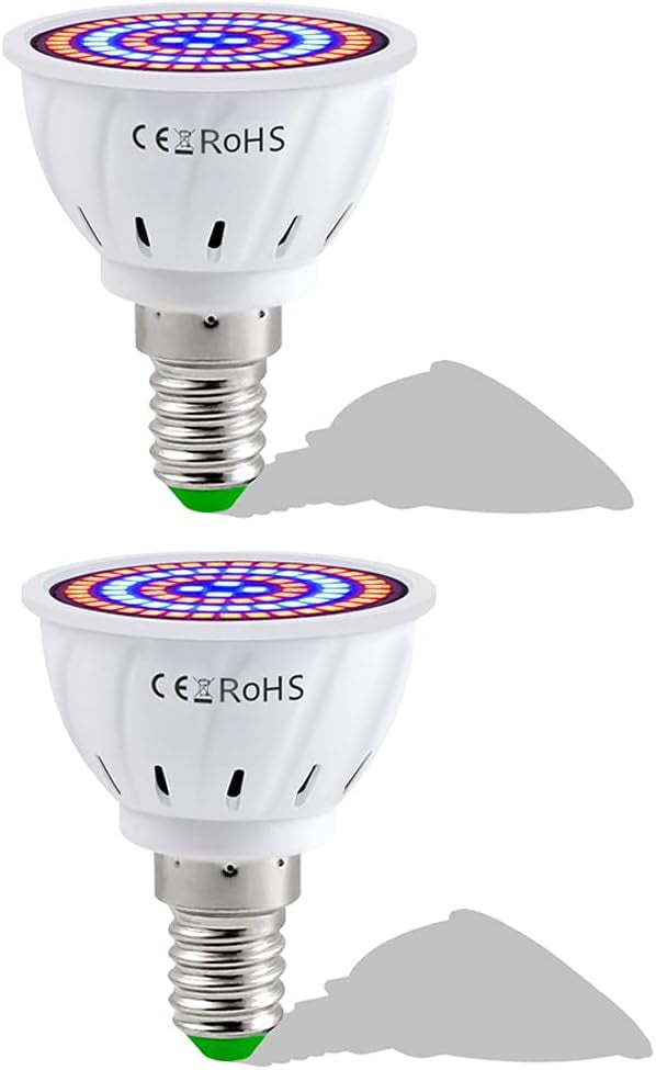 LANFENG 18W/20W/25W Led Grow Light Bulb, Full Spectrum Plant Light for ...