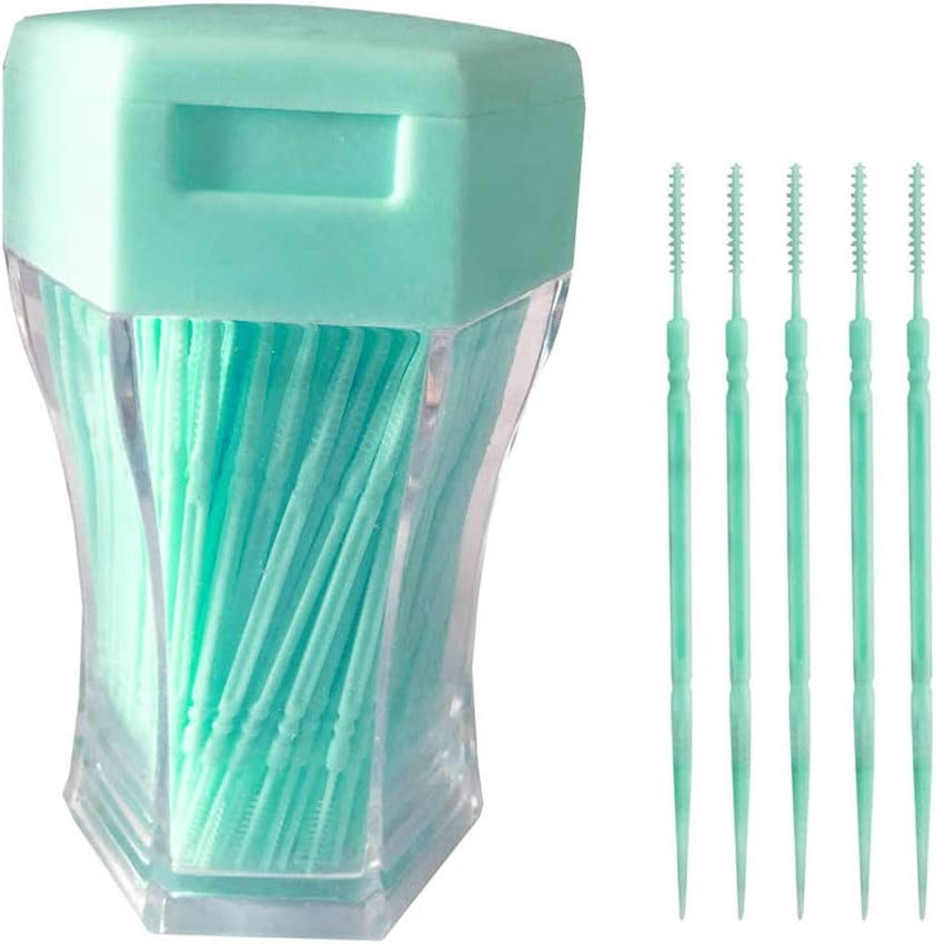 LANFENG 200pcs Double-Head Toothpicks Soft Plastic Oral Care ...