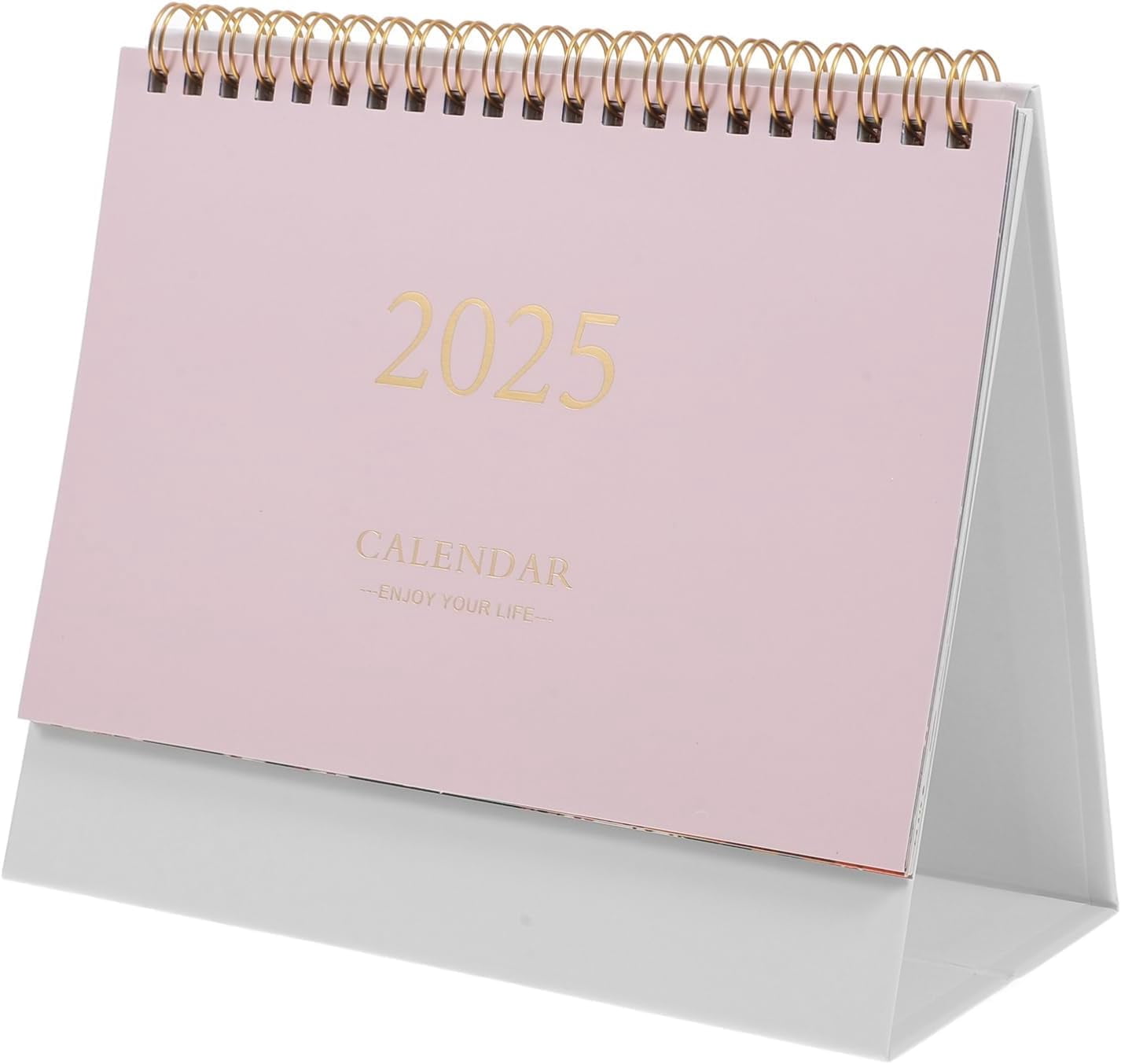 LANFENG 2025 Standing Flip Desk Calendar Black Color With Monthly Blank ...