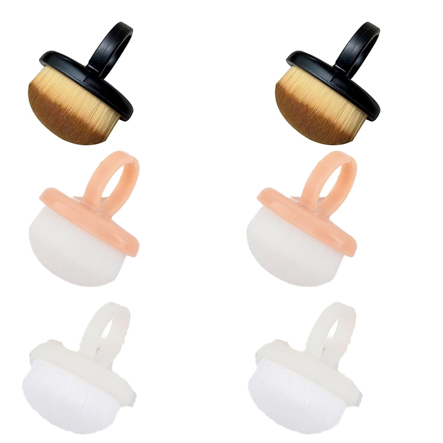 LANFENG 6 PCS Fingernail Dust Brushes With Soft Bristles And Convenient ...