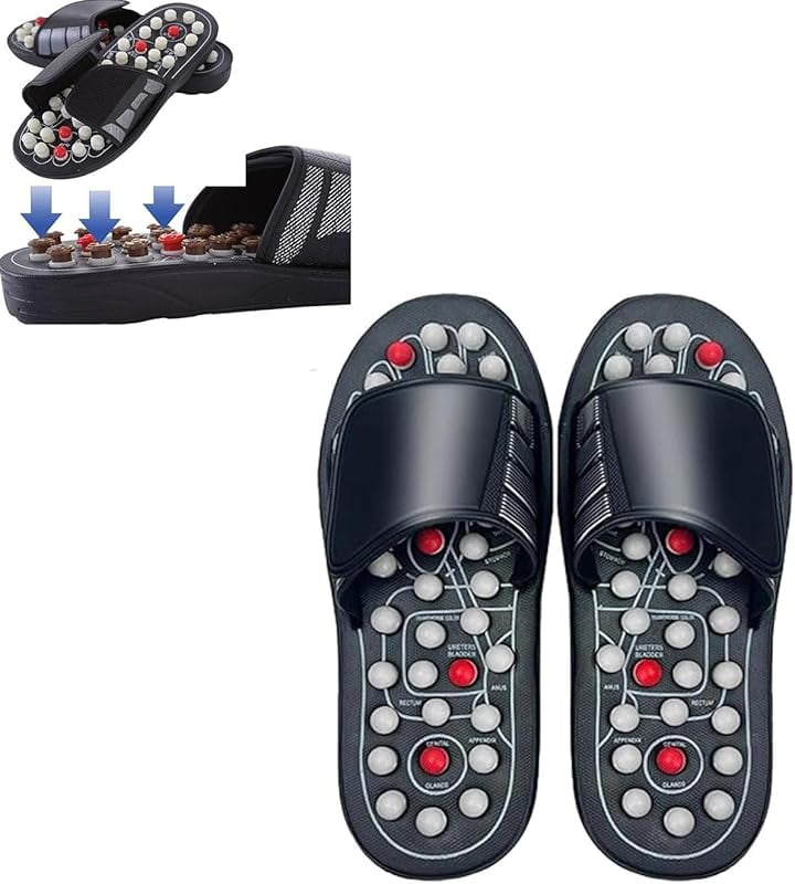 LANFENG Acupressure Sandals, Dreamhard Reflexology Slipper, Acupressure ...