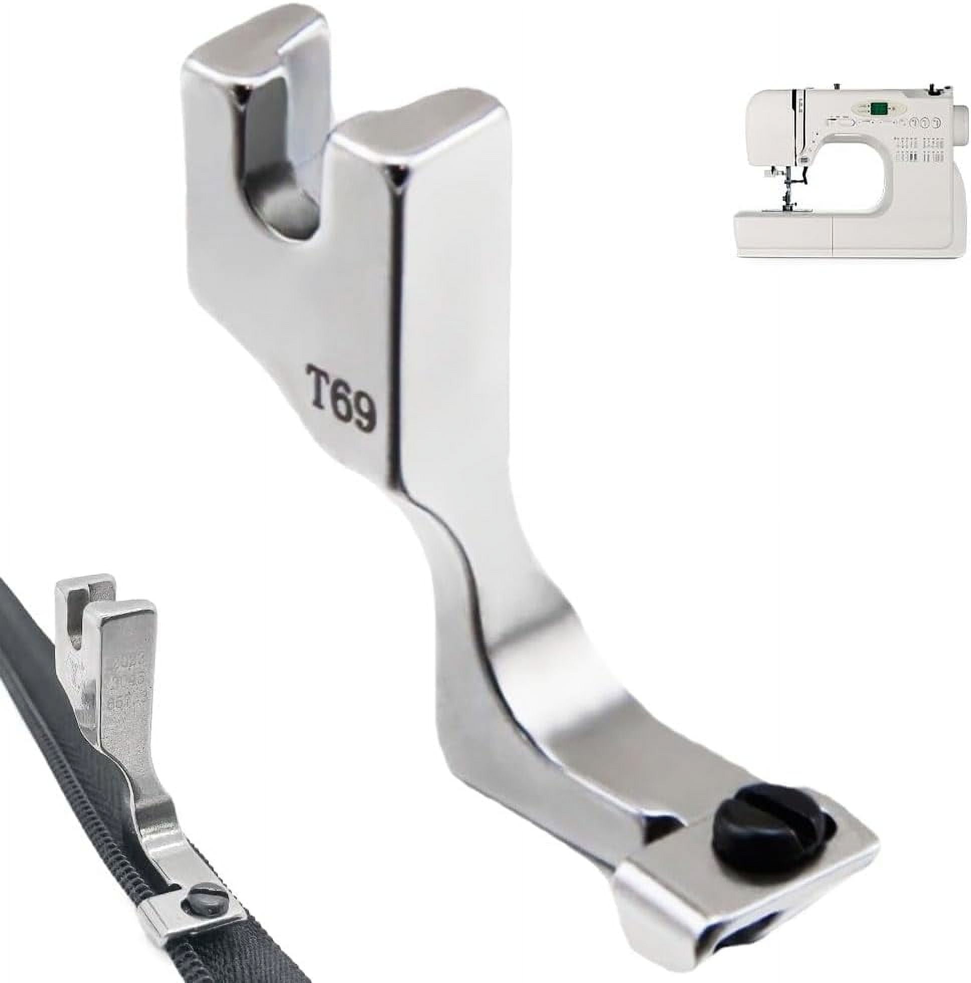 LANFENG Adjustable Invisible Zipper Guide Presser Foot for Sewing ...