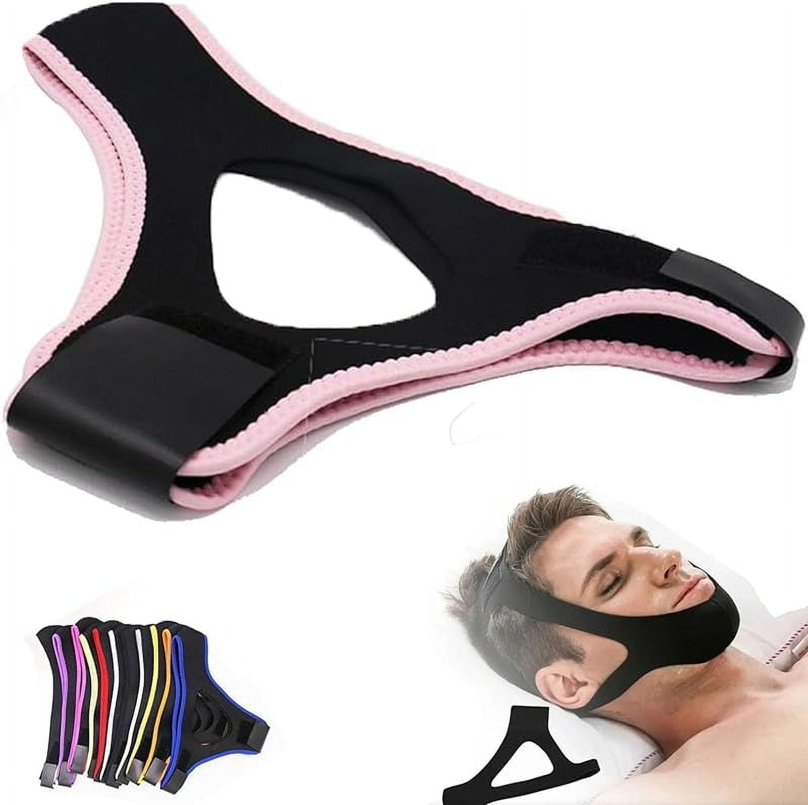 LANFENG Airflow Jaw Strap Breathable Snoring Chin to Keep Mouth Closed ...