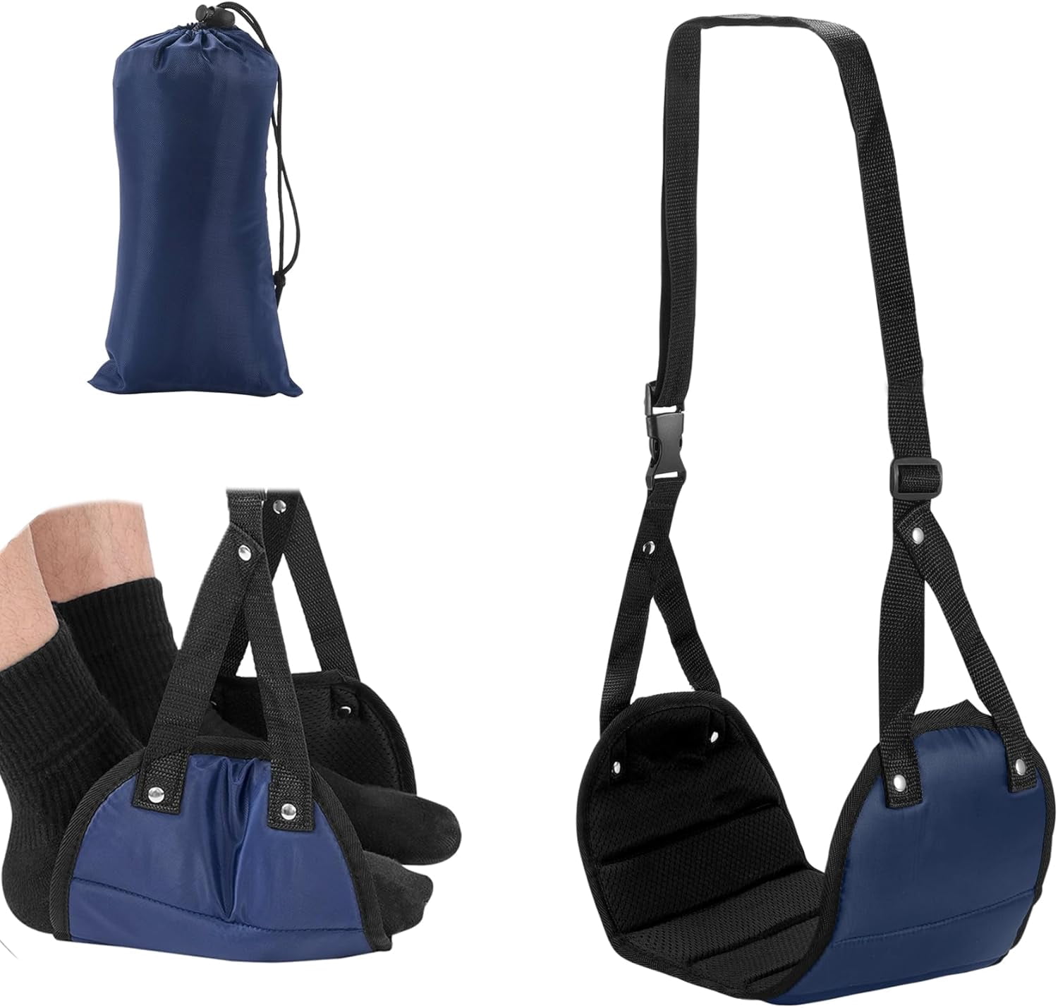 LANFENG Airplane Foot Hammock With Premium Memory Foam,Foot Hammock For ...