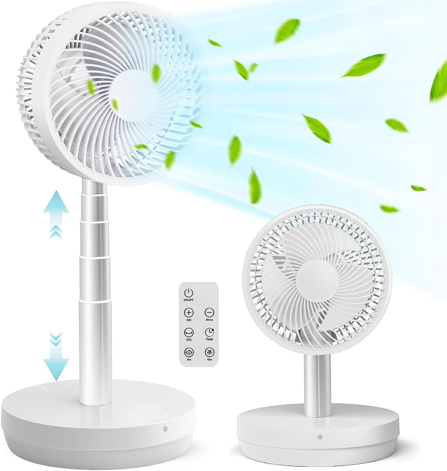 LANFENG Antarctic Star Oscillating Fan Portable Foldable Pedestal Fan ...