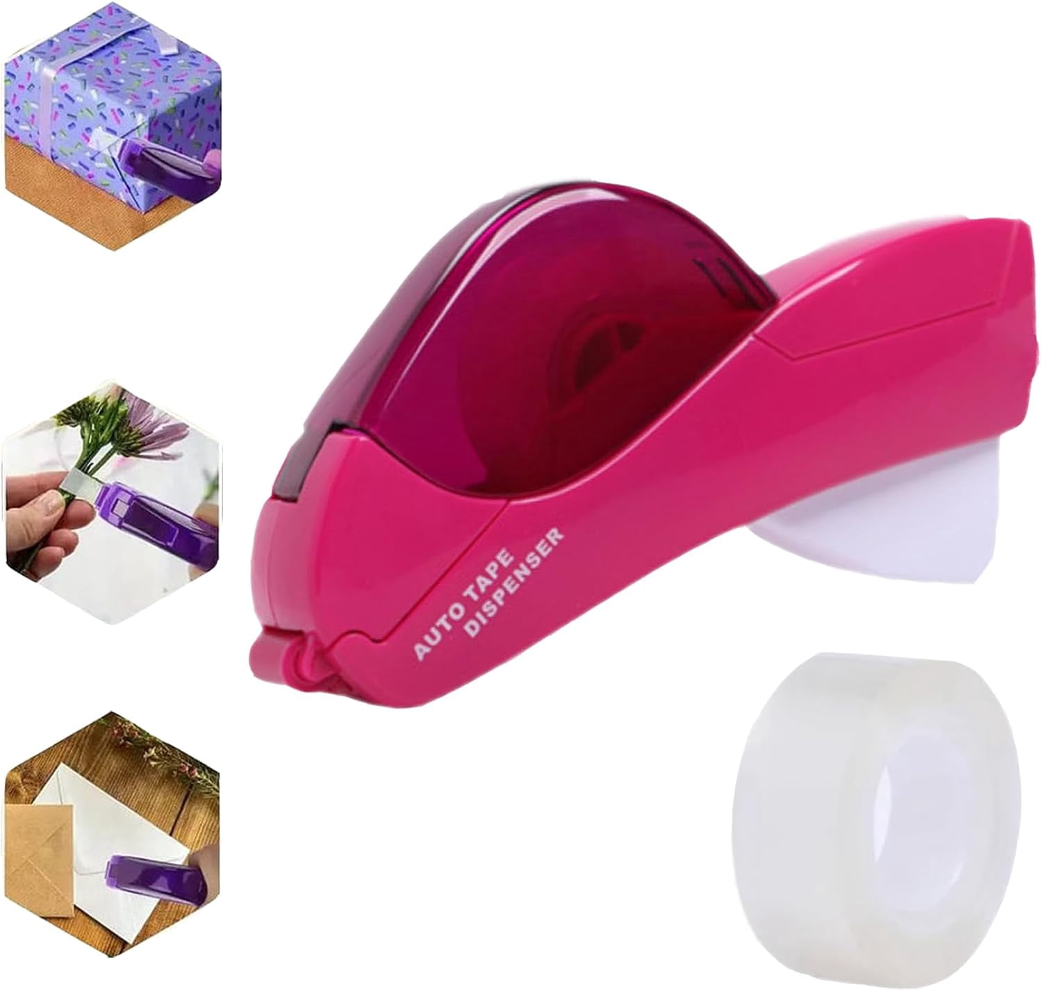 LANFENG Automatic Tape Dispenser, All-Inclusive Handheld Tape Cutter ...