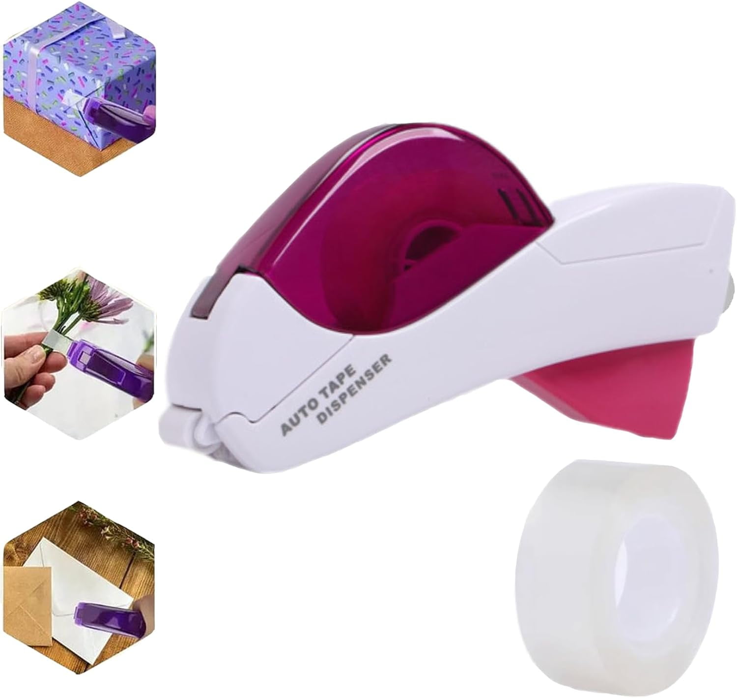 LANFENG Automatic Tape Dispenser, All-Inclusive Handheld Tape Cutter ...