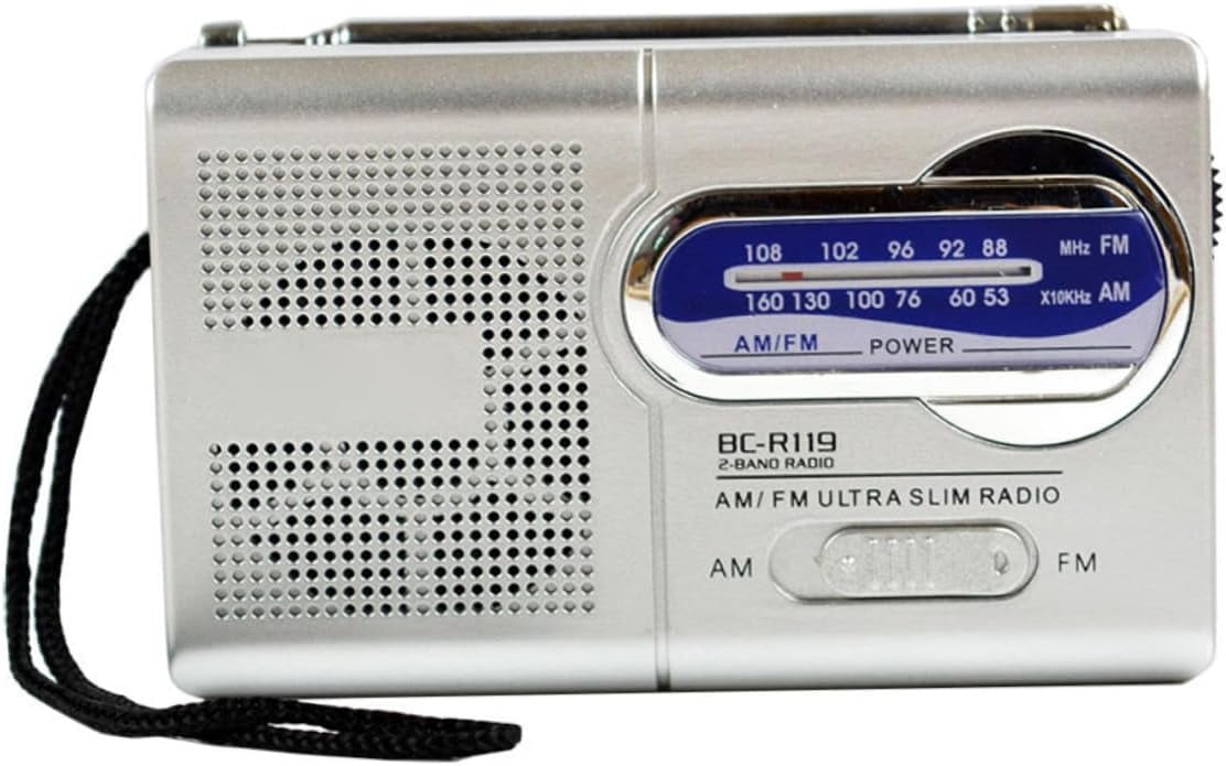 LANFENG BC-R119 Mini Radio,Portable AM FM Telescopic Antenna Pocket ...