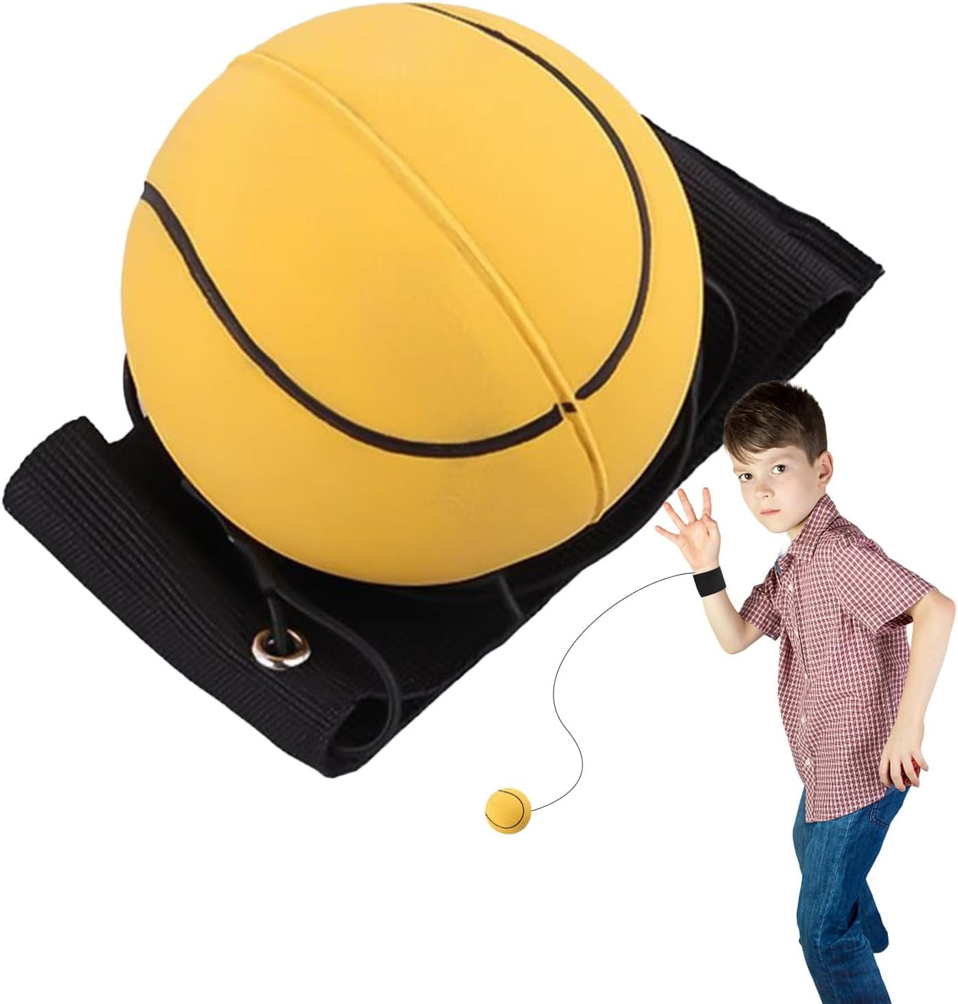 LANFENG Ball Bouncy Wrist Ball on String, 2.36 Inch Multi-Sport ...