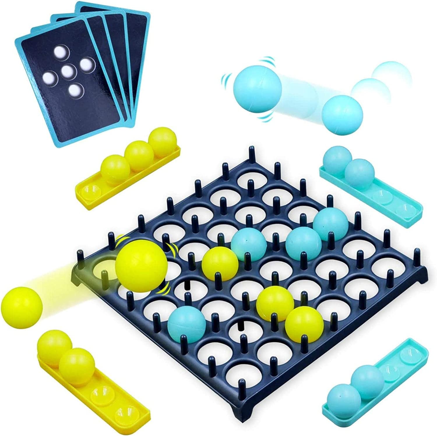 LANFENG Bounce Ball Game Family Party Board Games Ball Toy, Desktop ...