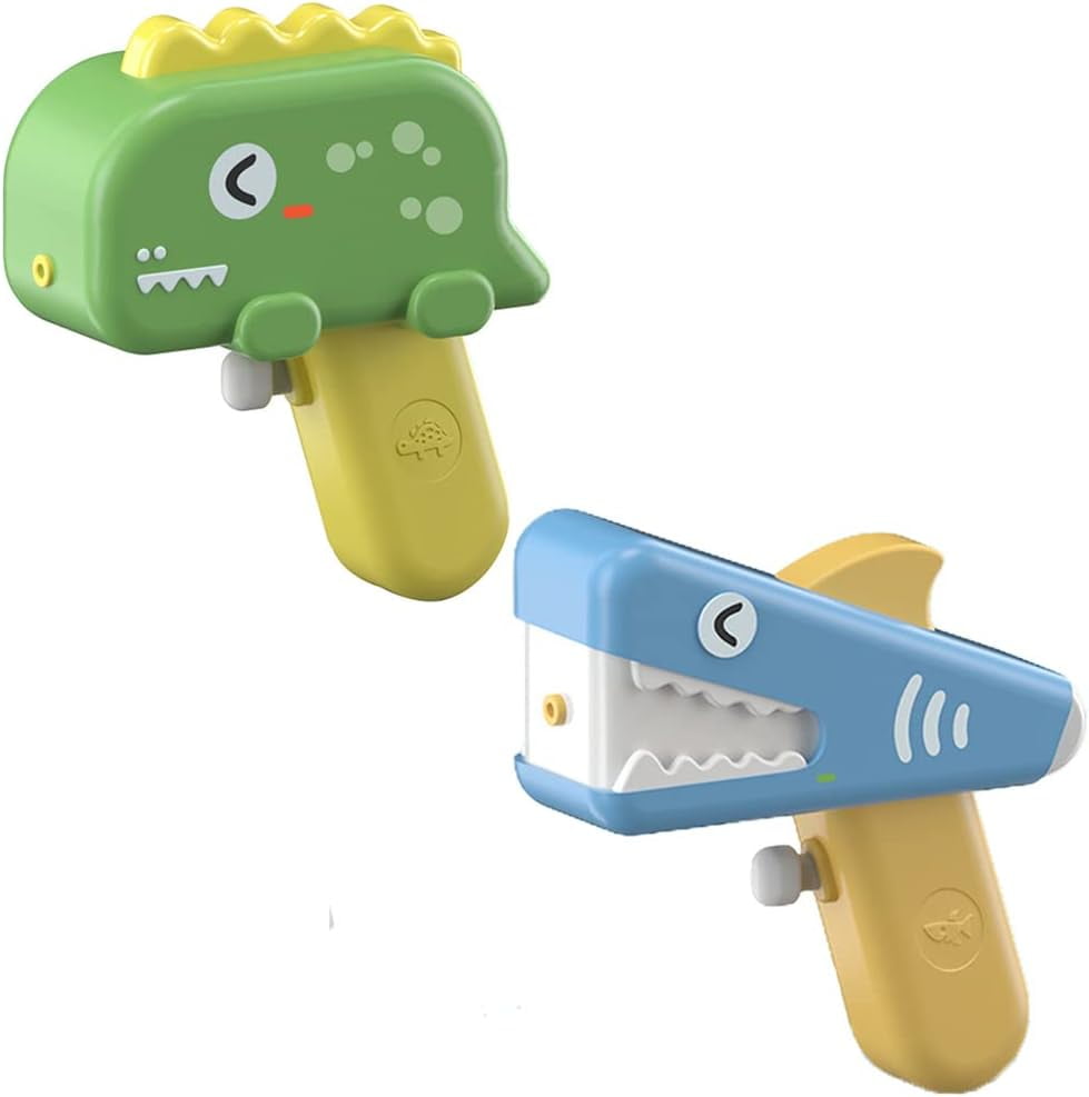LANFENG Cartoon Water Gun Toy, Bathtub Dinosaur Cartoon Mini Squirt Gun ...