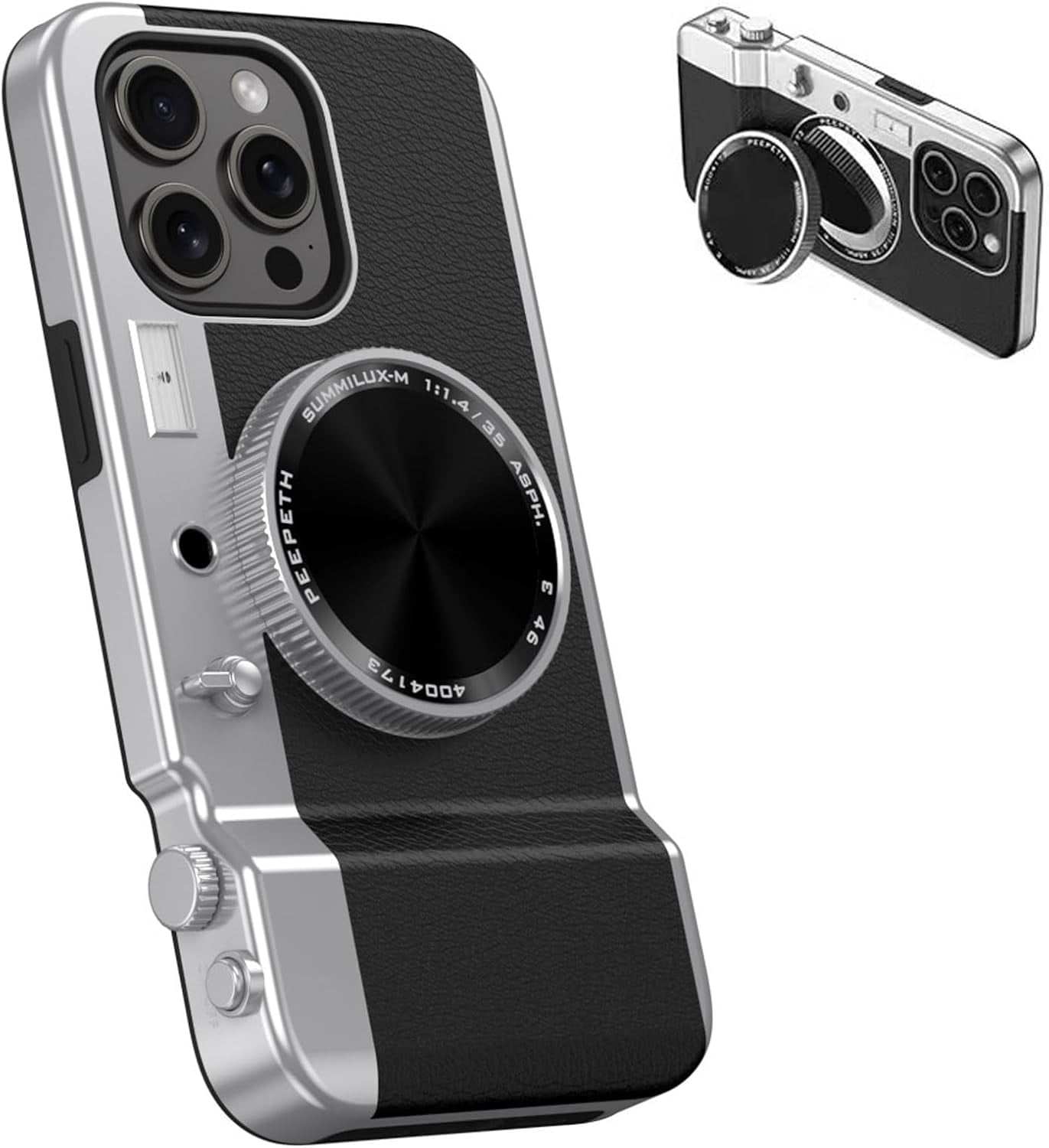 LANFENG Case for iPhone 15 Pro Max Kawaii 3D Cartoon Vintage Bluetooth ...