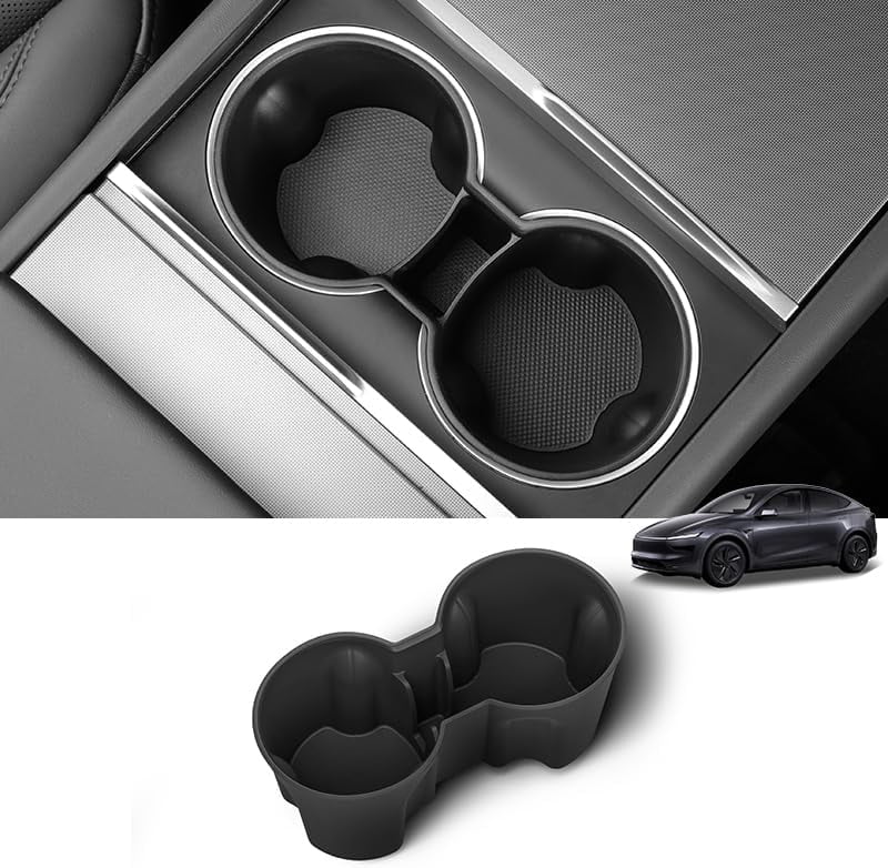 LANFENG Center Console Water Cup Holder for 2025 Tesla Model Y Juniper ...