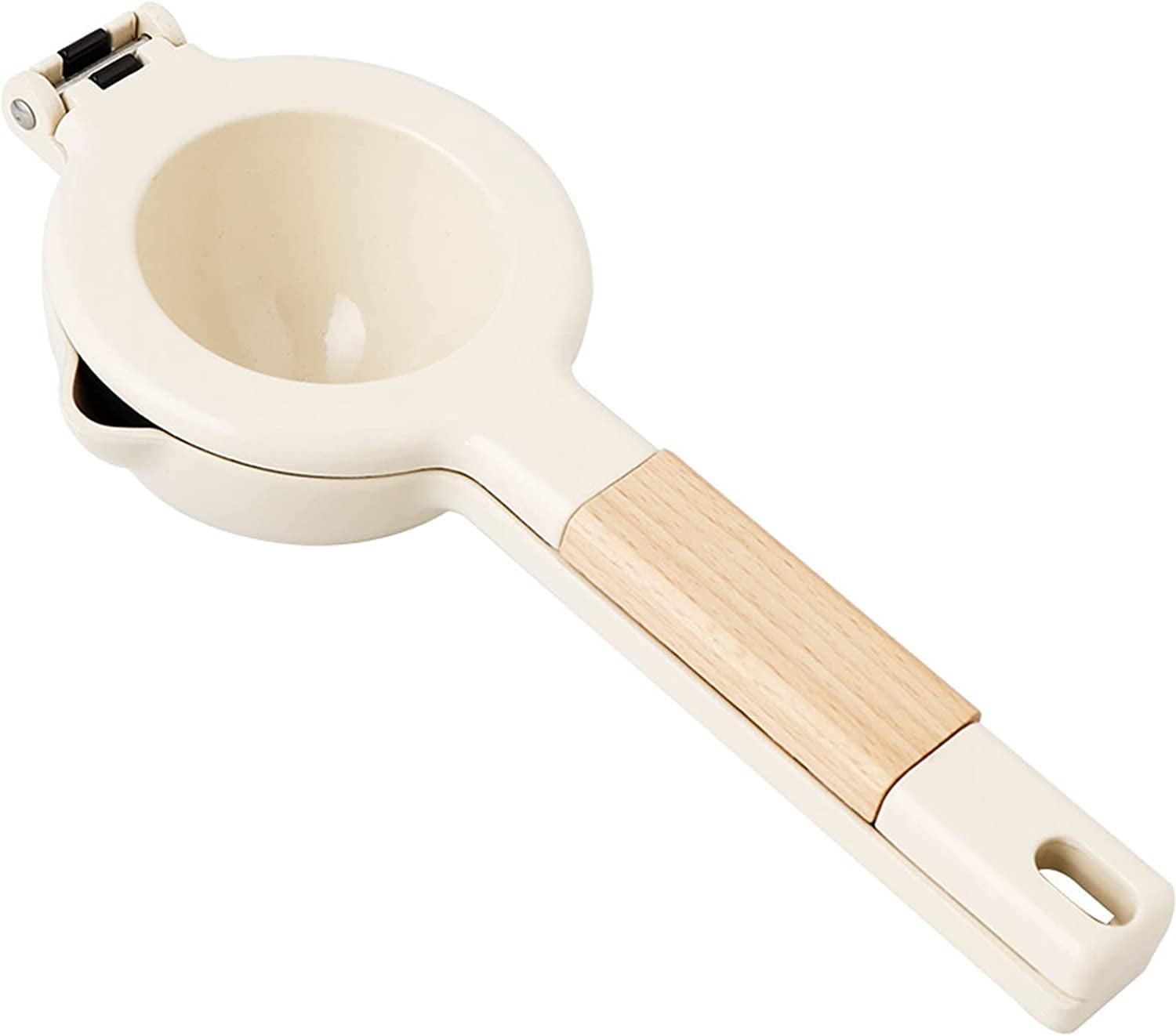 LANFENG Citrus Squeezer, Metal Manual Juicer Lemon Squeezer with Wooden ...