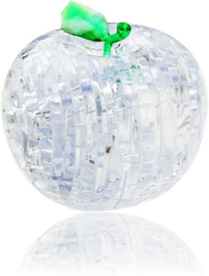 LANFENG Crystal Apple-Shaped Puzzle, Crystal Puzzle Brainteasers for ...