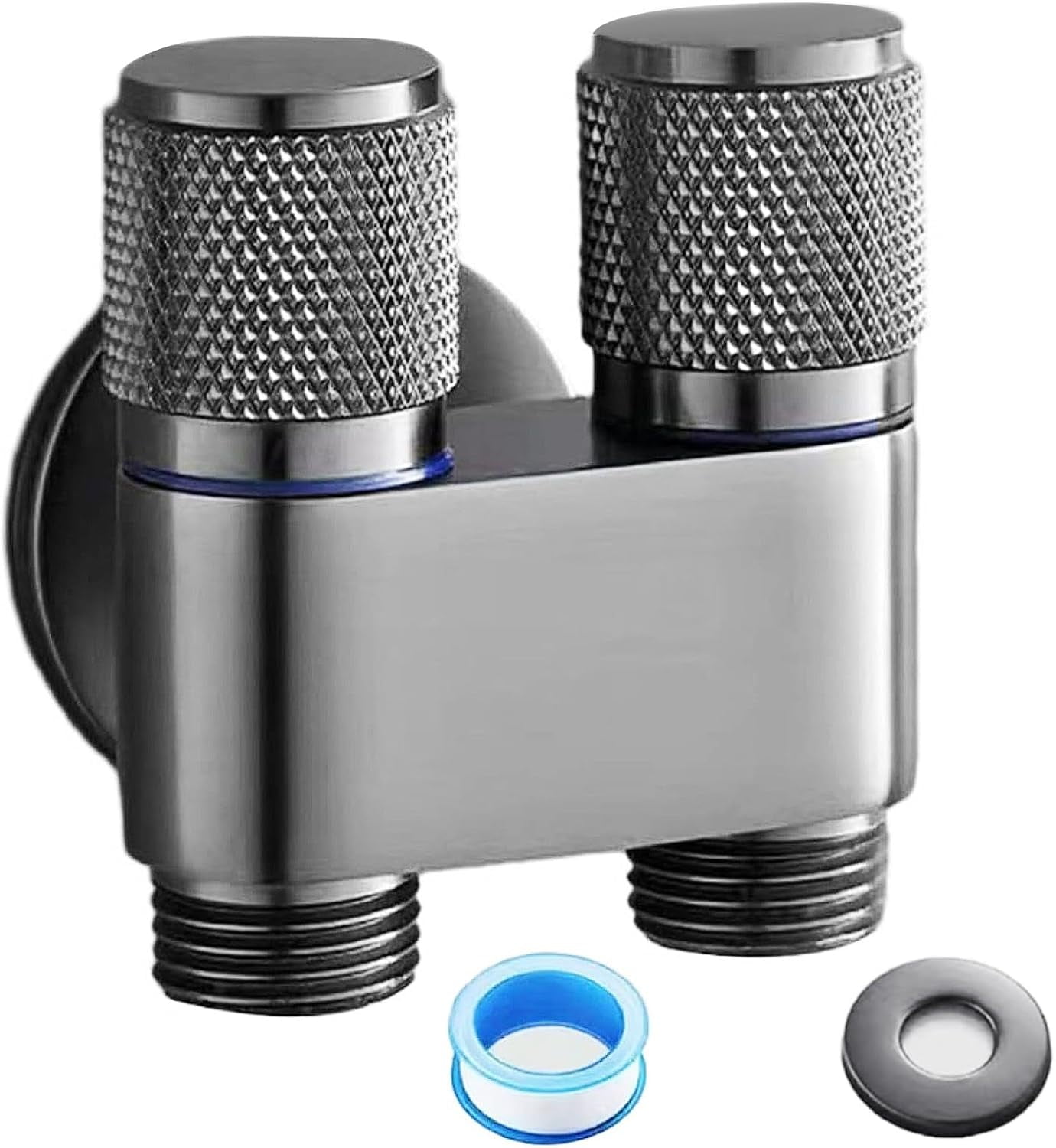 LANFENG Out Dual Control Valve, Handheld Bidet Sprayer for Toilet G1/2 ...