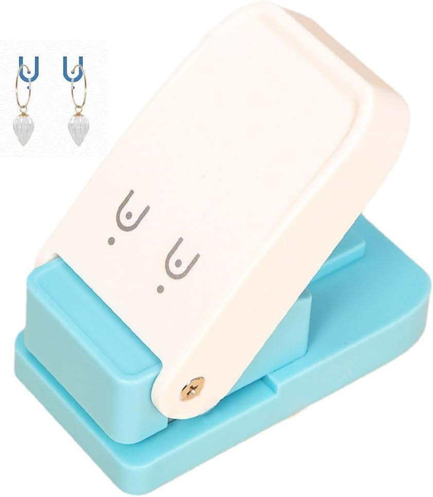 LANFENG Earrings Card Cutter Circle Hole Punch Scrapbook Punches Craft ...