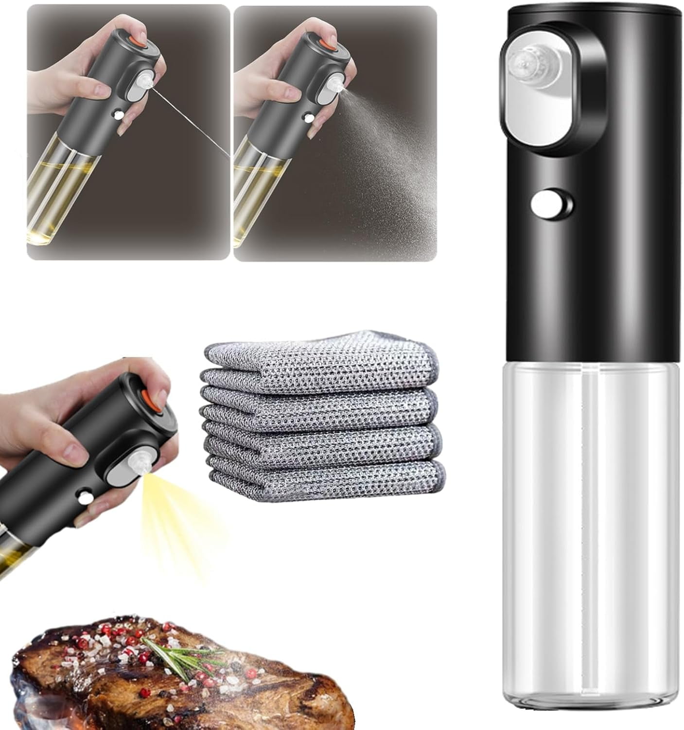 LANFENG Electric Butter Sprayer, 200ml/7.03oz Popcorn Butter Dispenser ...