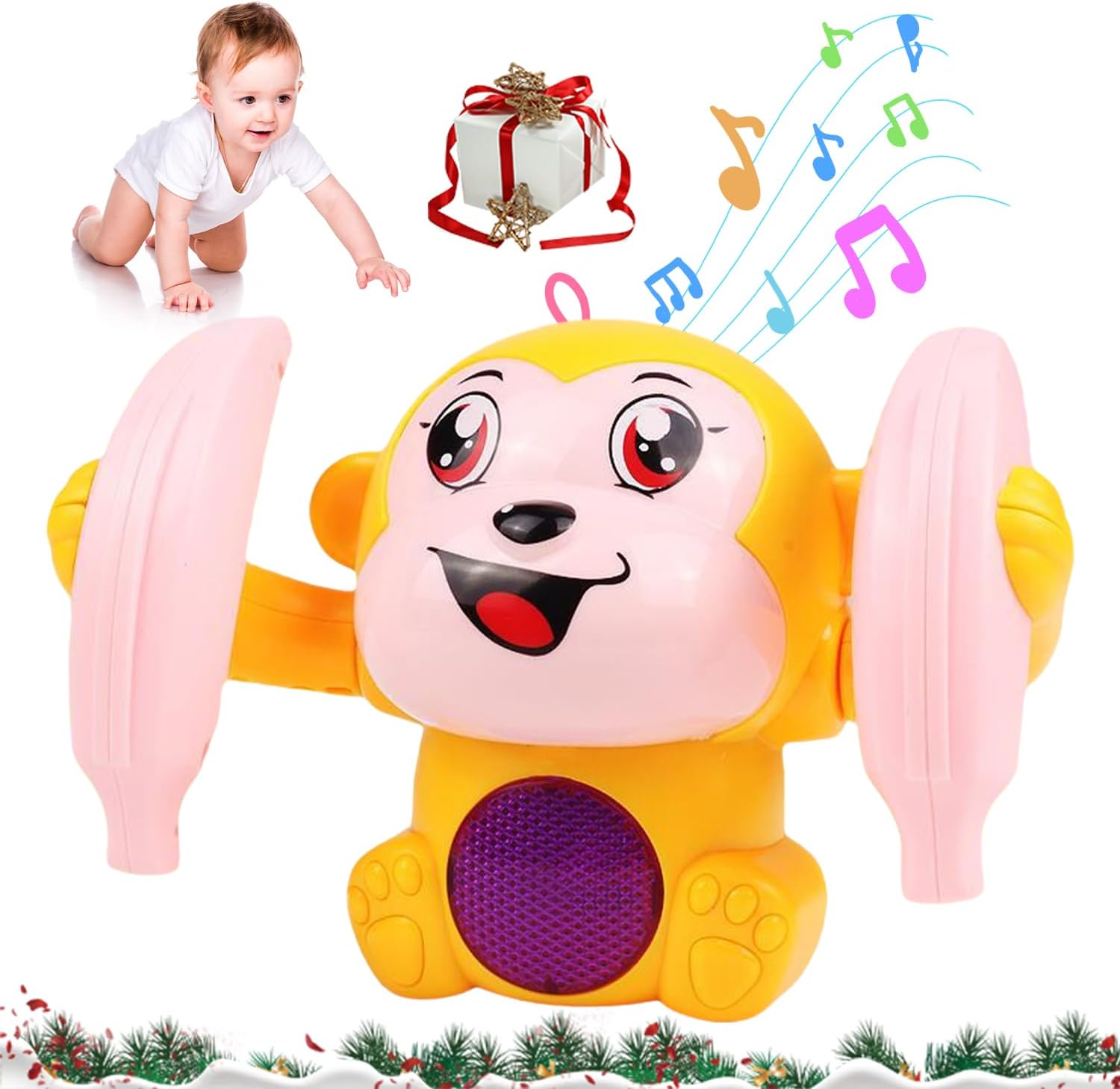 LANFENG Electric Flip and Head Monkey Toys, 2025 New Sound Control ...