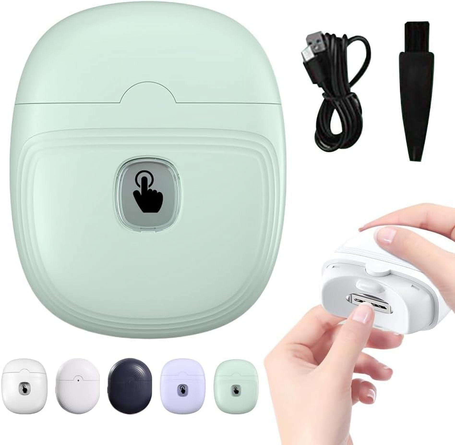 LANFENG Electric Nail Clipper Automatic Fingernail Clippers Cutter Nail ...