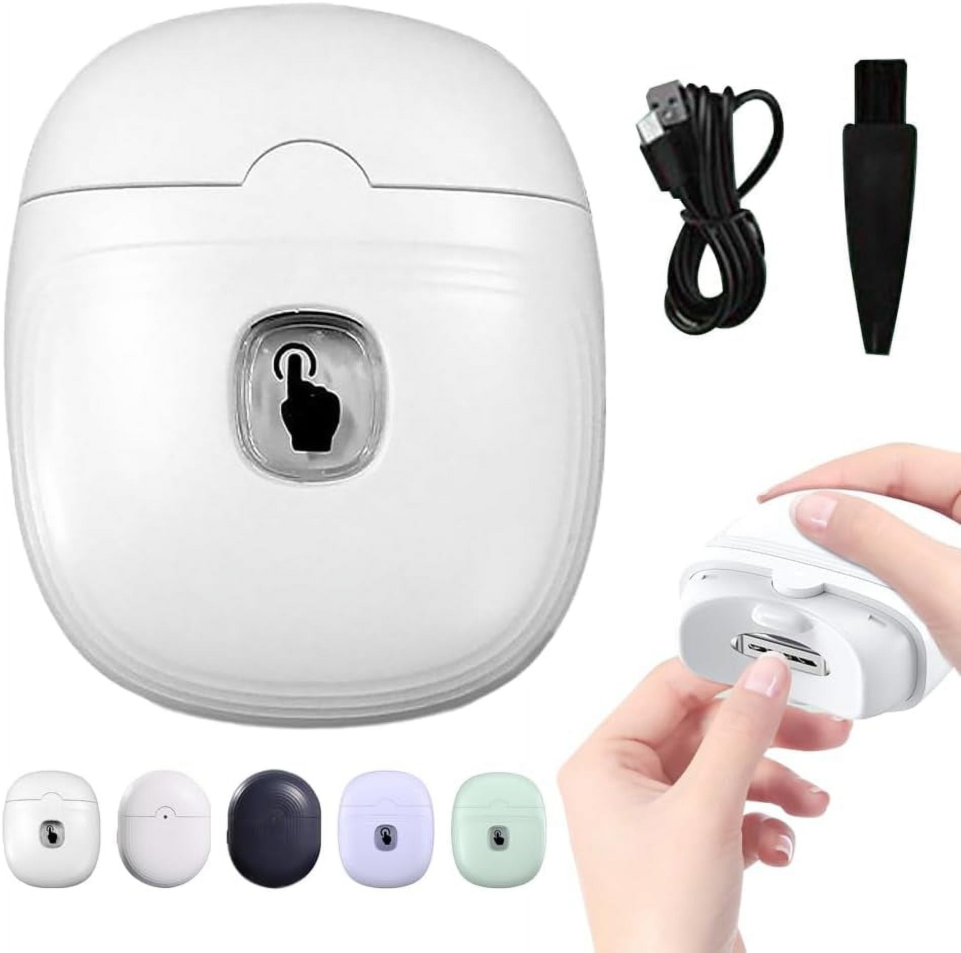 LANFENG Electric Nail Clipper Automatic Fingernail Clippers Cutter Nail ...