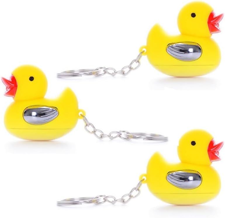 LANFENG Electric Shocking Duck Keychain Funny Prank Gadget, Patito Que ...