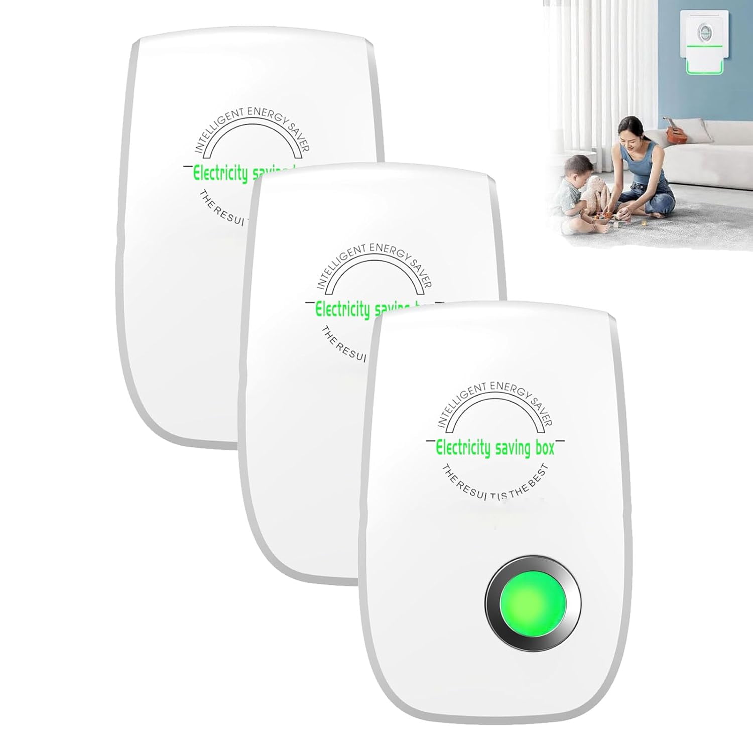 LANFENG Energy-Efficient Pro Power Saver Device & Stop Watt Plug 90v ...