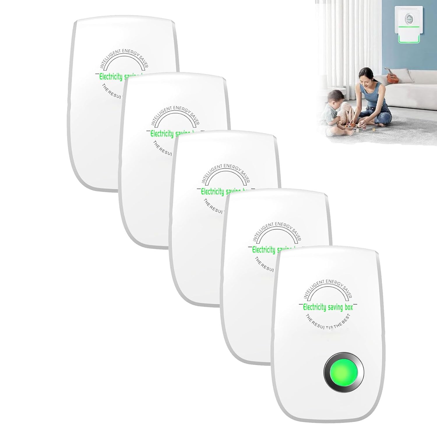 LANFENG Energy-Efficient Pro Power Saver Device & Stop Watt Plug 90v ...