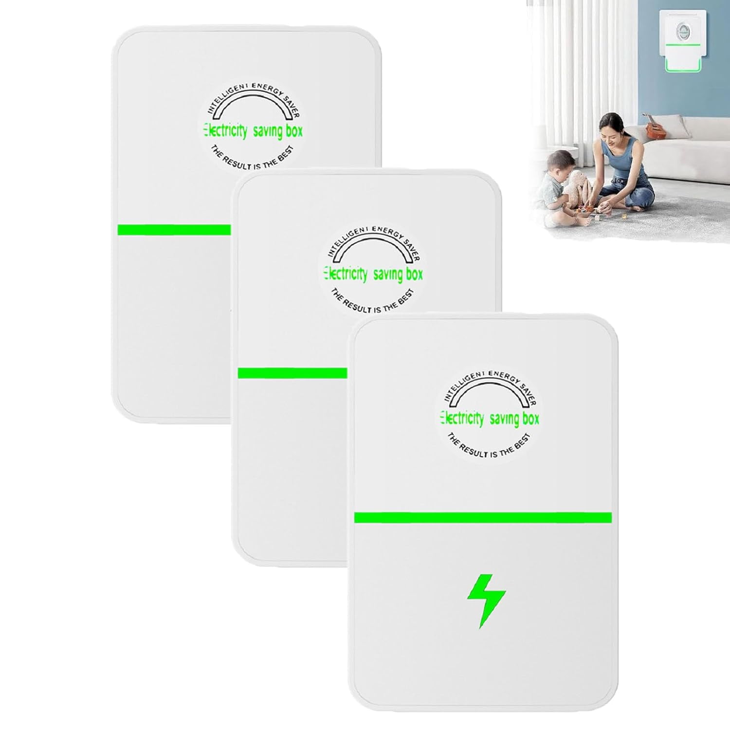 LANFENG Energy-Efficient Pro Power Saver Device & Stop Watt Plug 90v-250v 30kw - Walmart.com